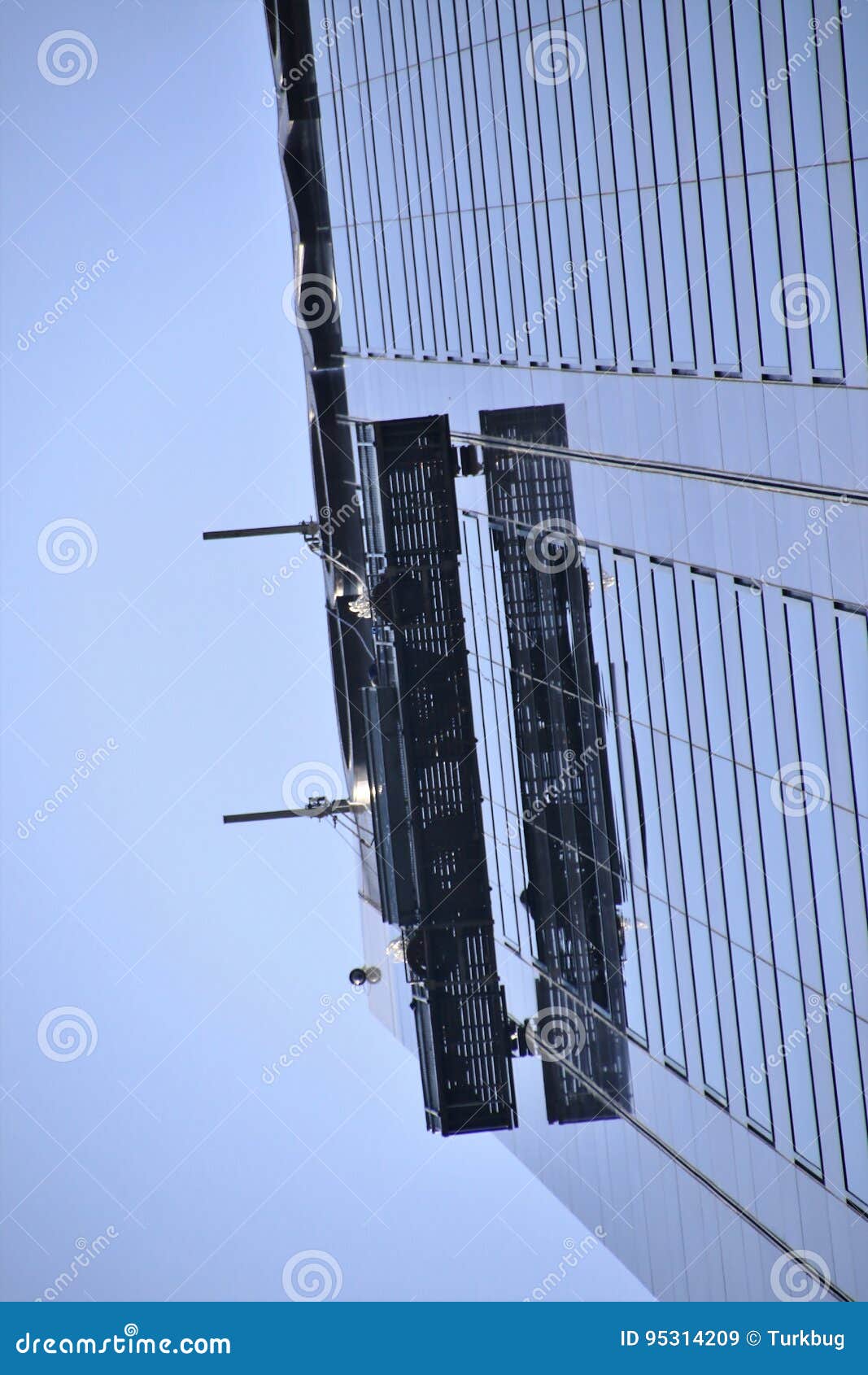 Window washers stock image. Image of building, window - 95314209