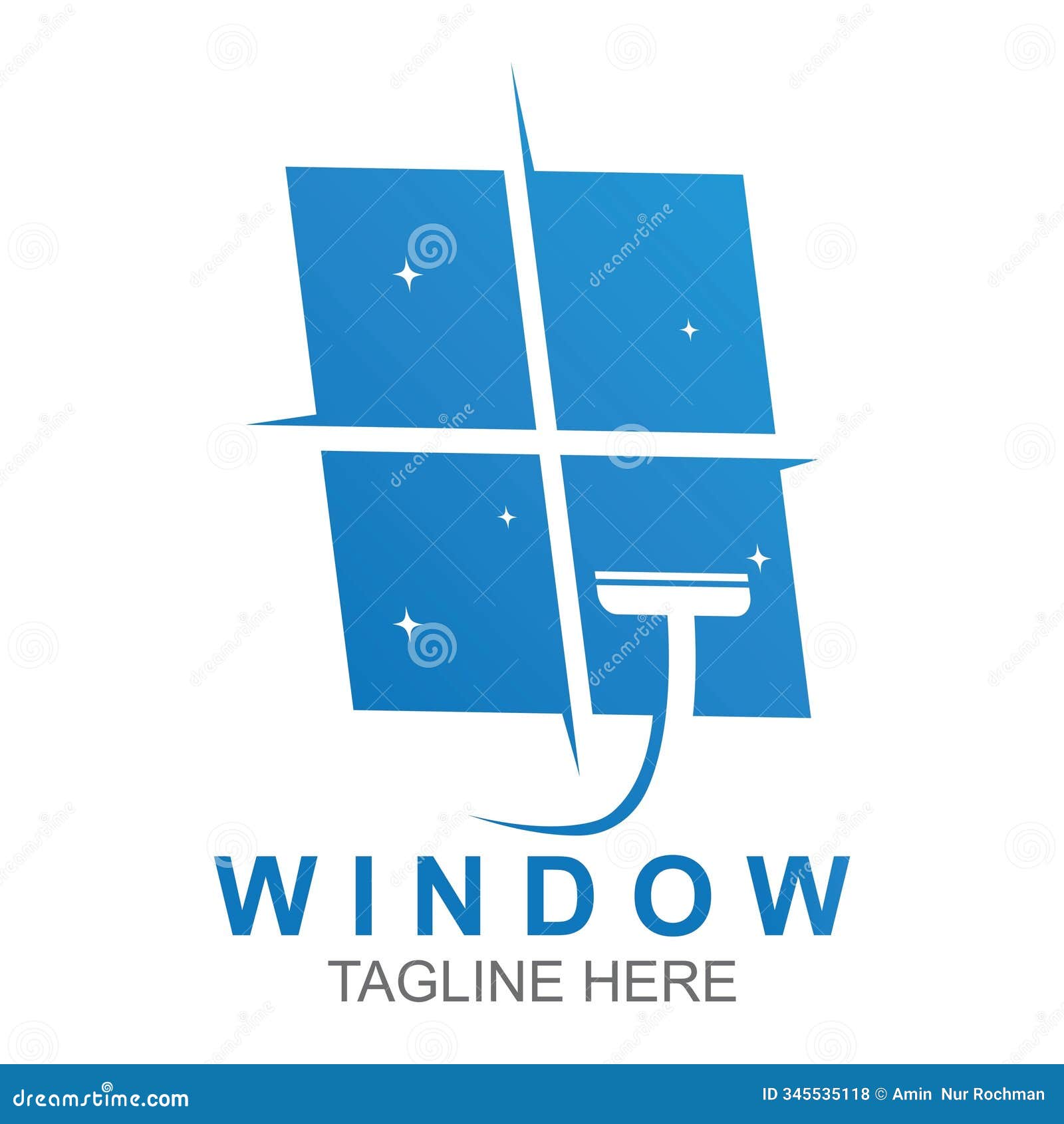 Window Washing Cleaning Logo Icon Vector Stock Illustration ...