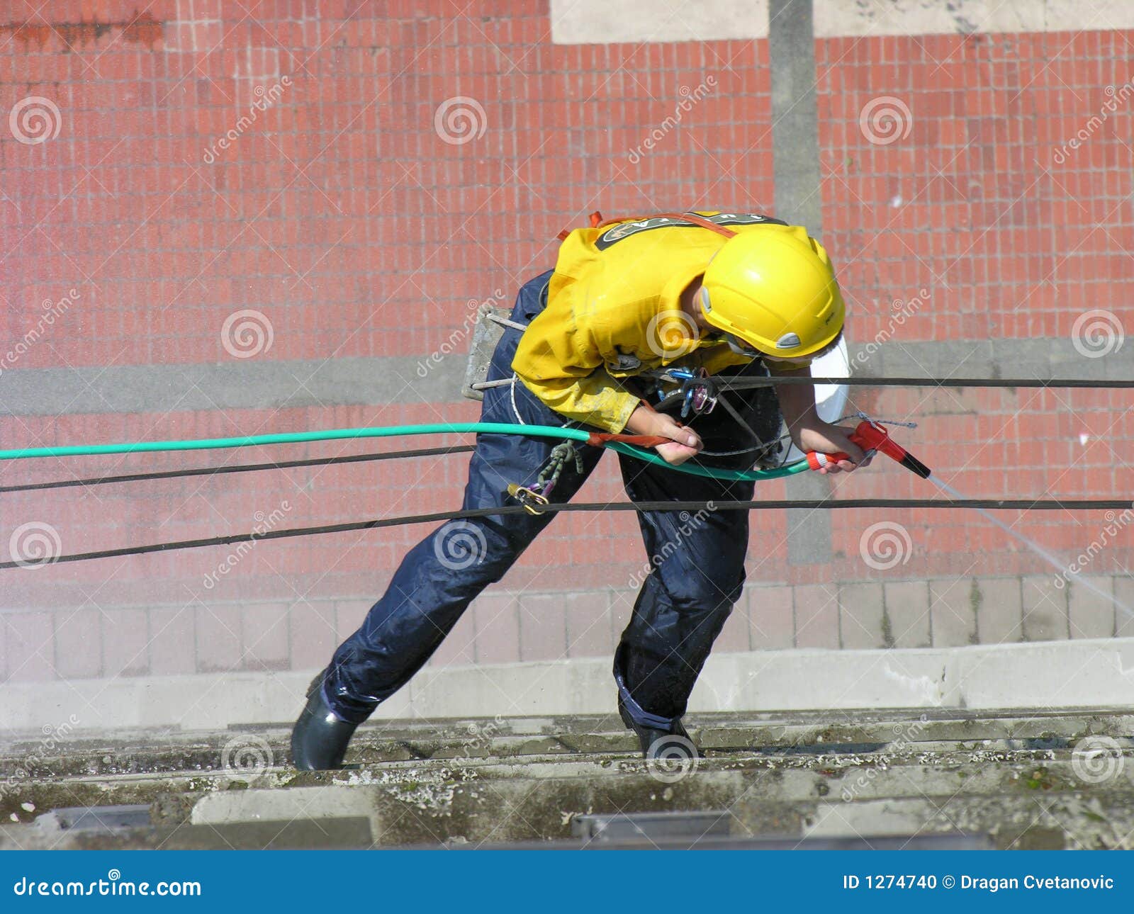 Extreme Work On Canyoning Route Stock Photography | CartoonDealer.com ...