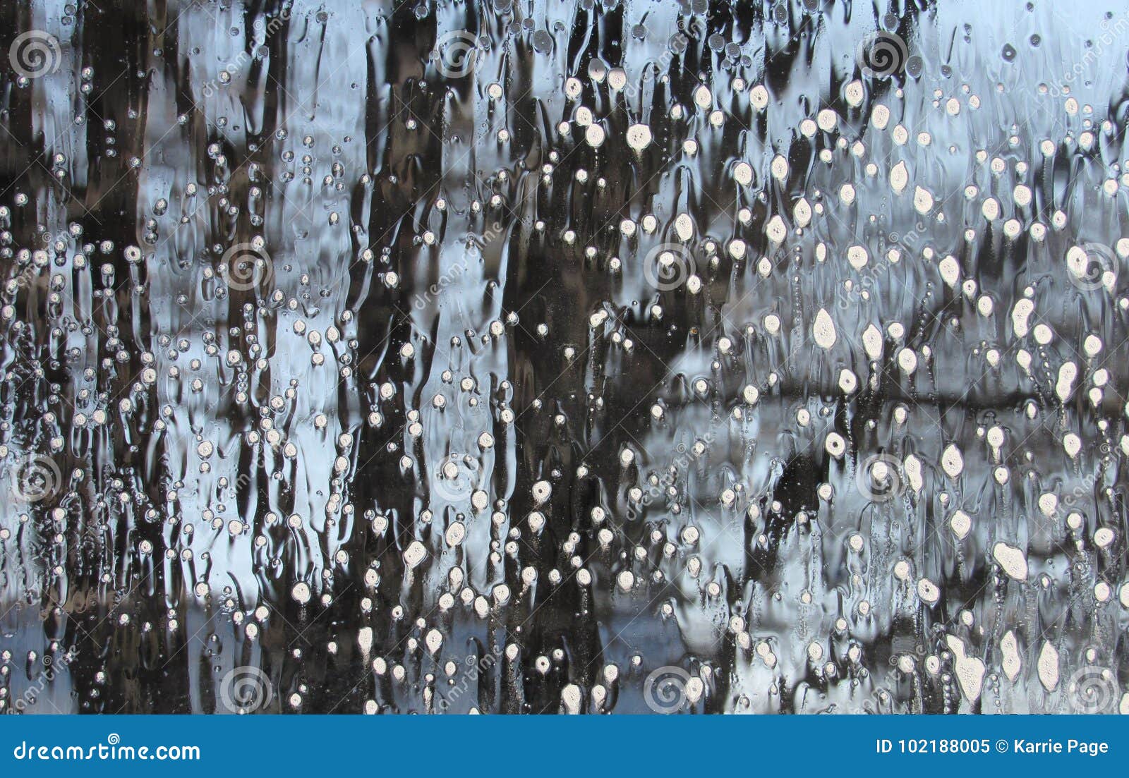 Soapy window stock image. Image of sunset, tree, clean - 102188005