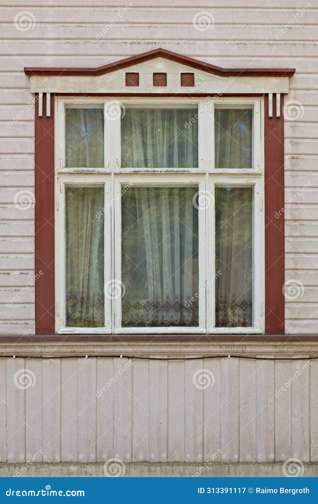 Window on wall. stock image. Image of facade, detail - 313391117