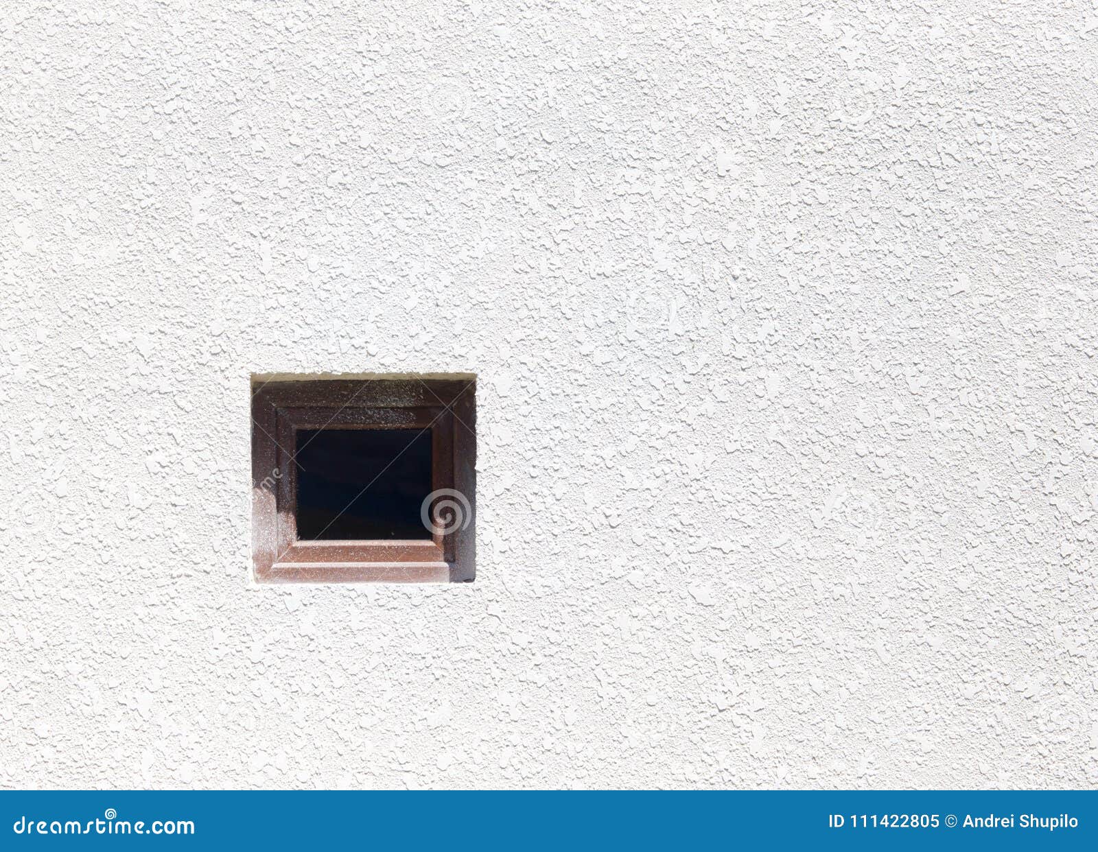 Window on a White Wall As a Background Stock Image - Image of ...