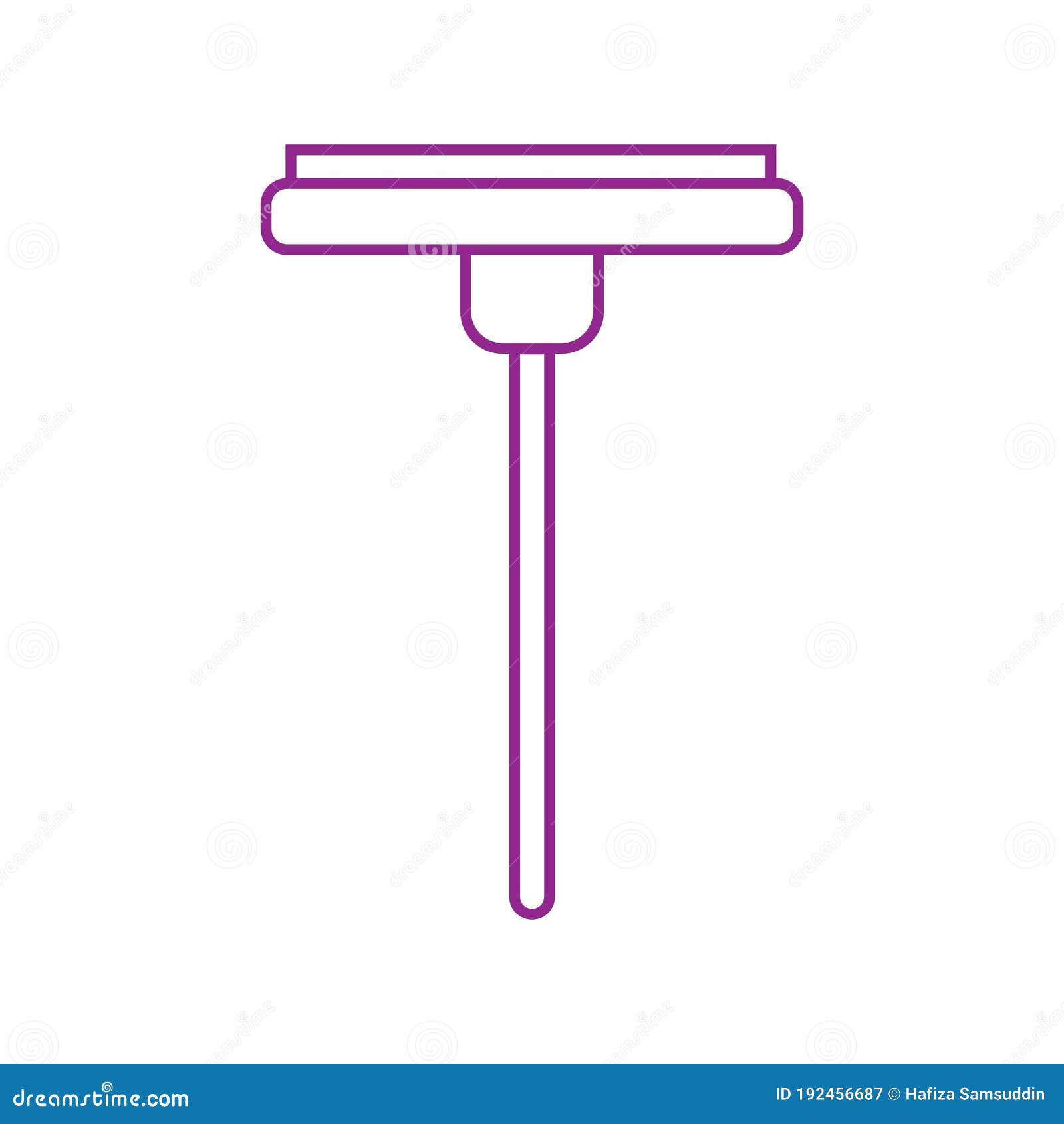 Window Wiper. Vector Illustration Decorative Design Stock Vector ...