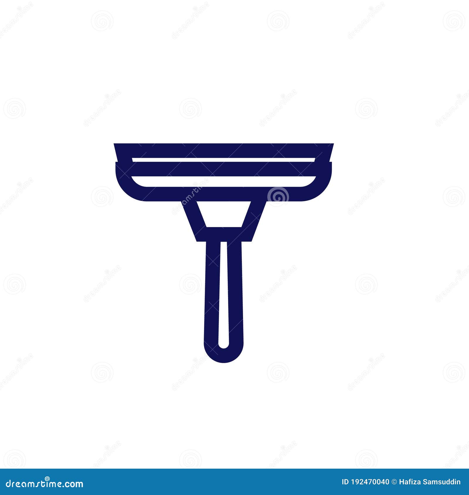 Window Wiper. Vector Illustration Decorative Design Stock Vector ...
