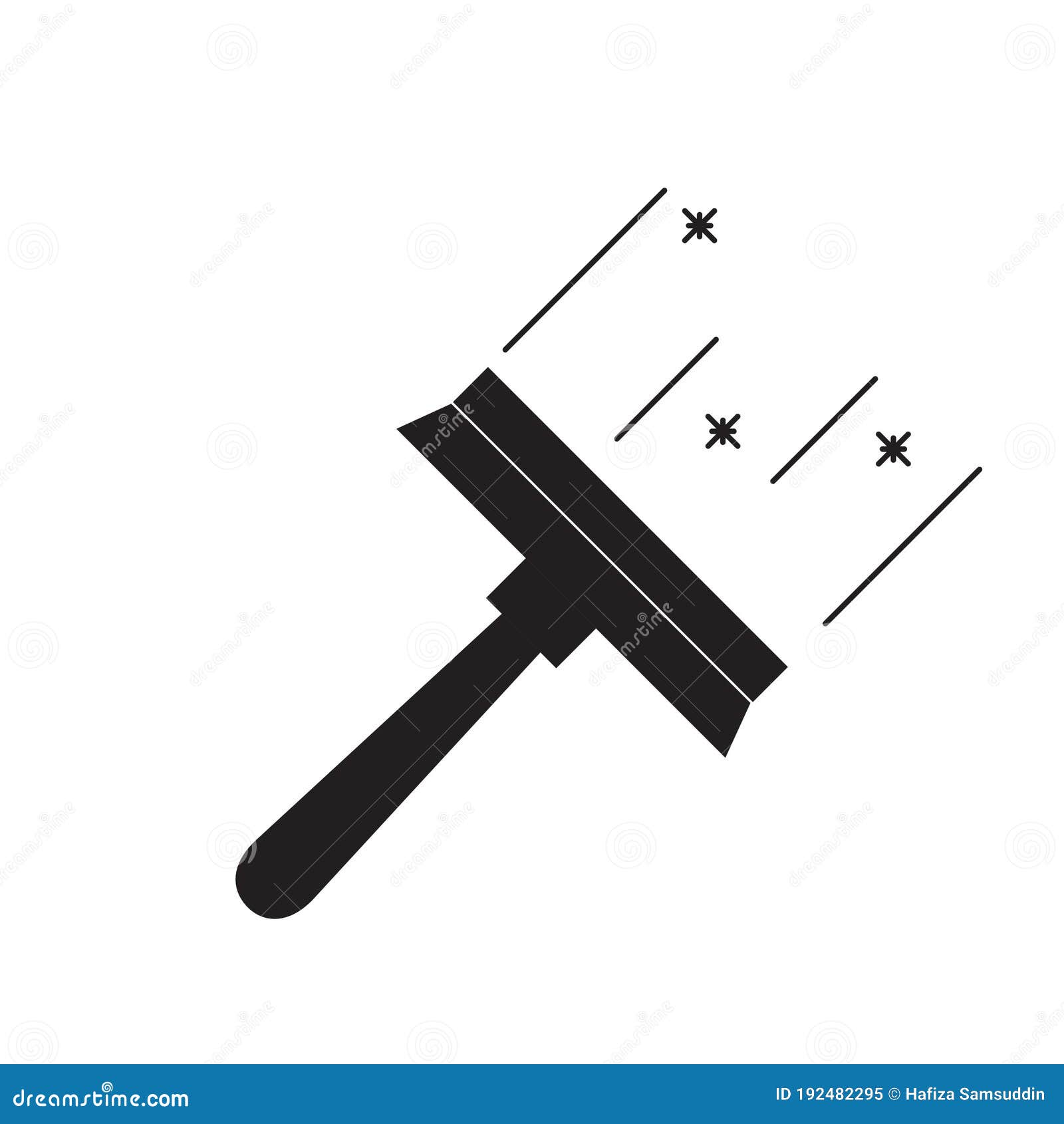 Window Wiper. Vector Illustration Decorative Design Stock Vector ...