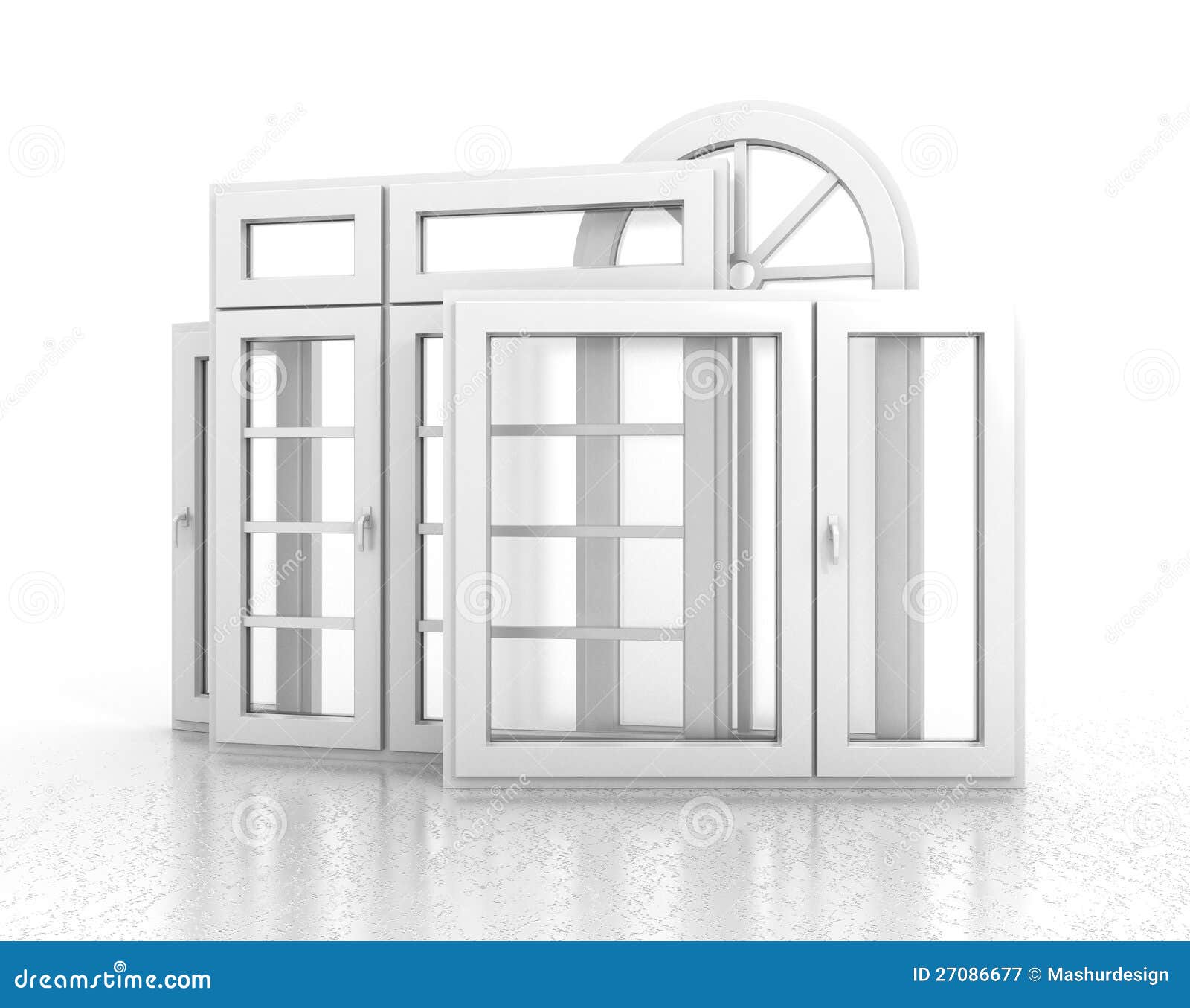 Windows 3d stock illustration. Illustration of icon, building - 27086677