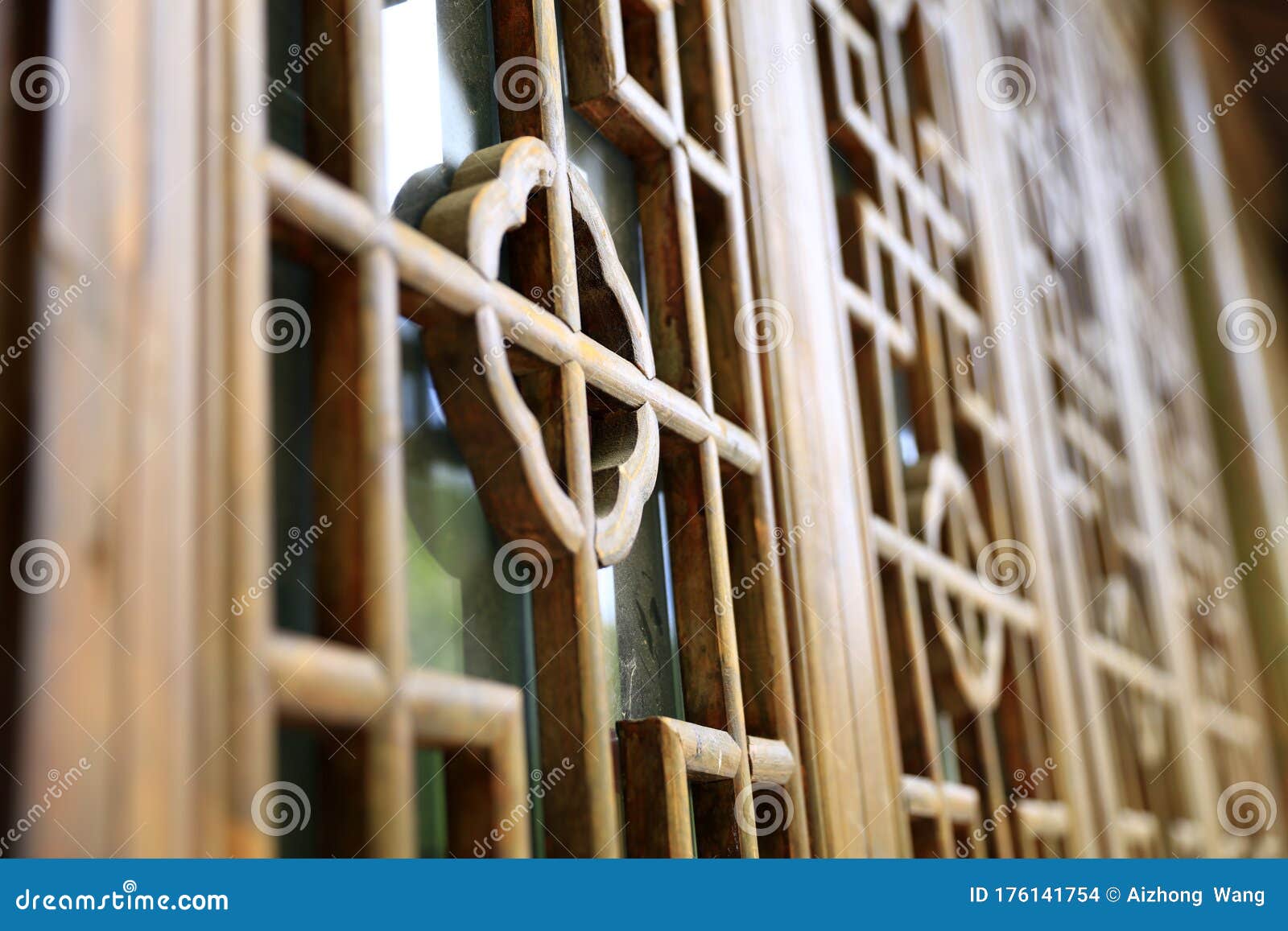 Windows of Ancient Chinese Architecture Stock Photo - Image of antique ...