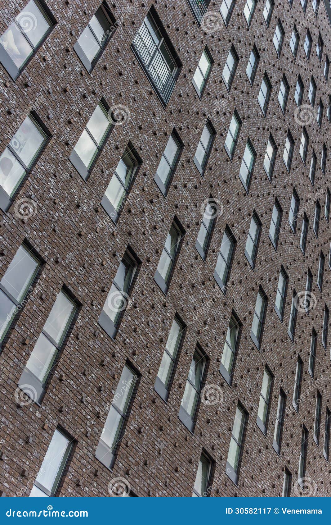 Windows on an Apartment Building Stock Image - Image of window, flat ...