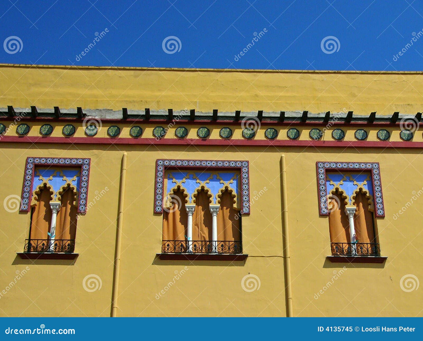 Windows arabian style stock image. Image of spain, window - 4135745