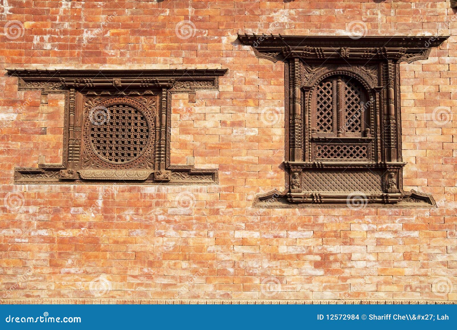 Windows, Bhaktapur, Nepal stock photo. Image of site - 12572984