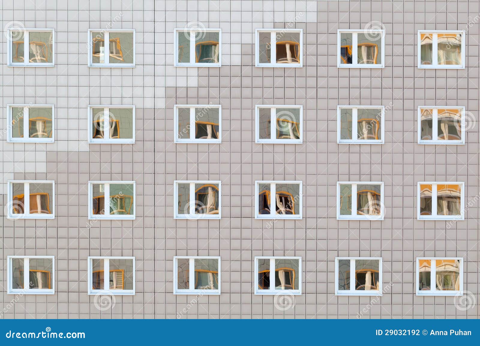 Windows of big building stock photo. Image of abstract - 29032192