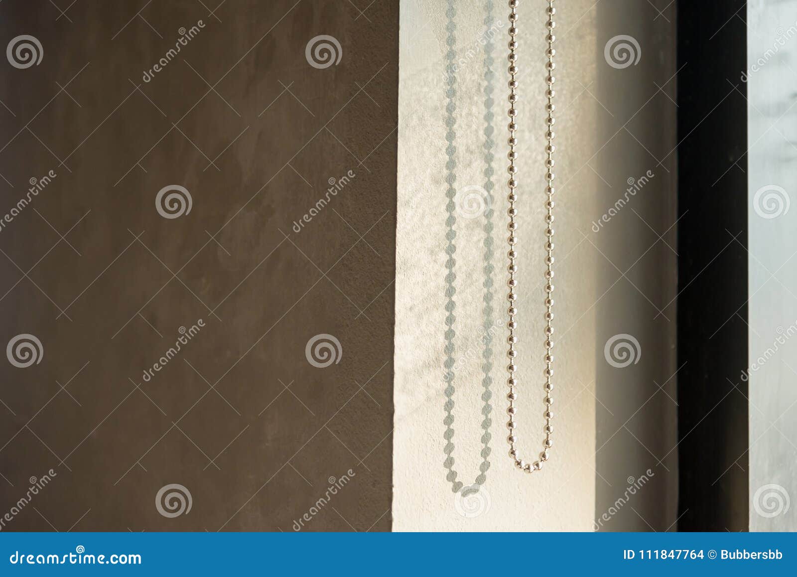 Windows Blinds Chain, Glass and Sun Light. Stock Photo - Image of space ...