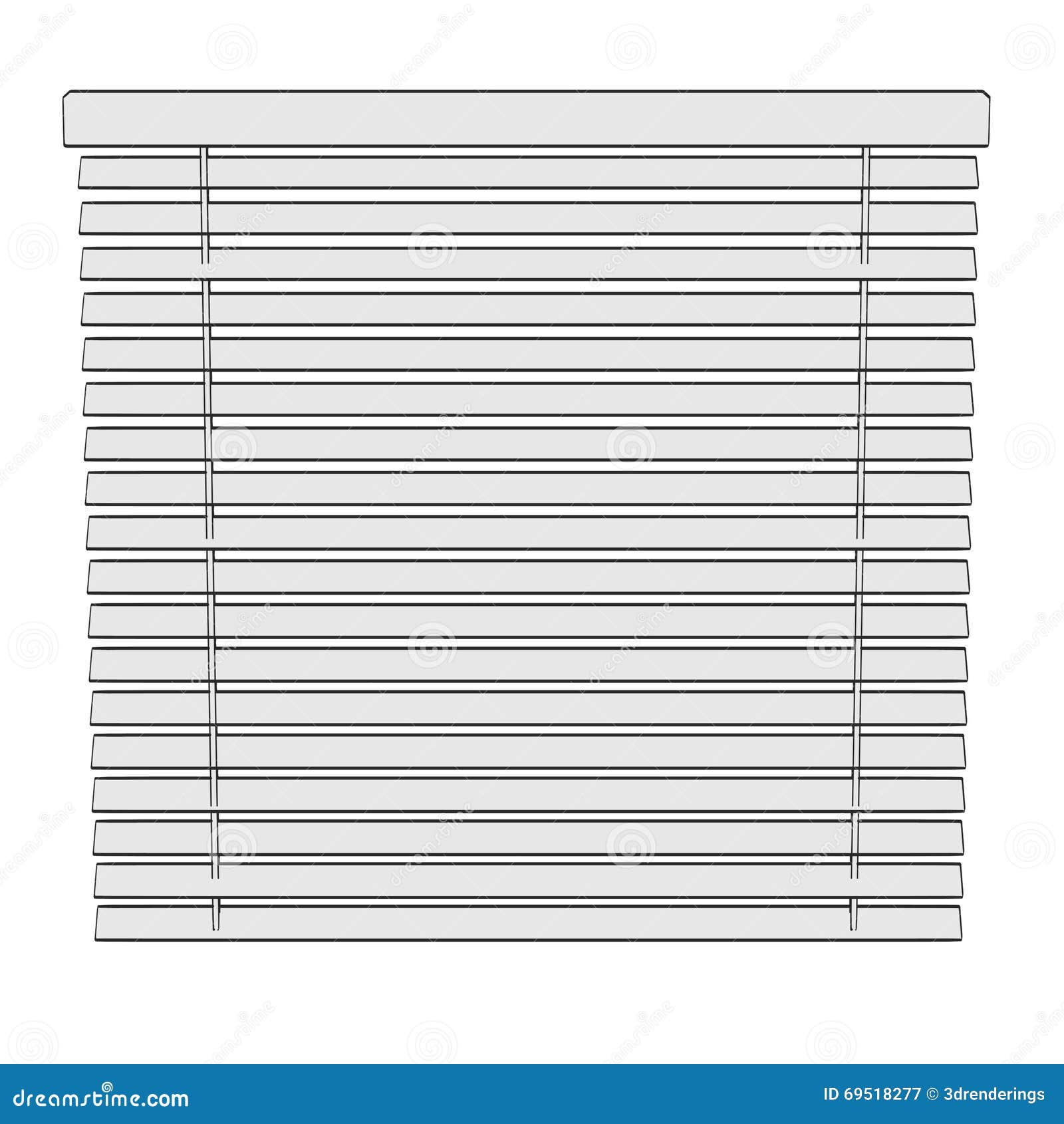 Windows blinds stock illustration. Illustration of toon - 69518277