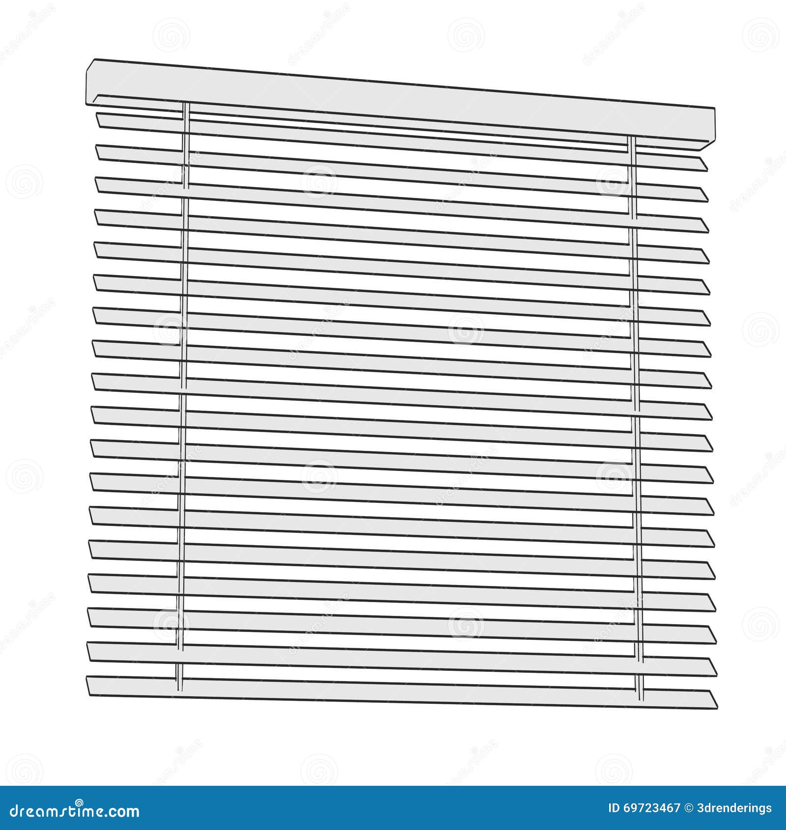 Windows blinds stock illustration. Illustration of blinds - 69723467