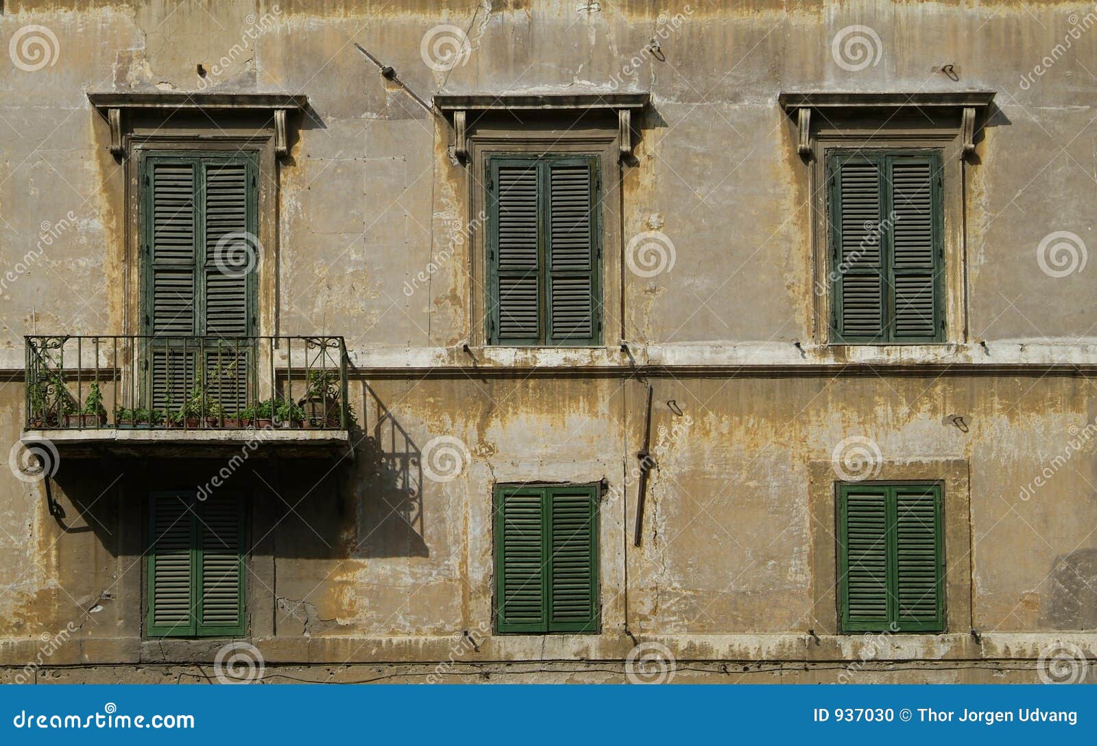 Windows with Blinds in Rome Stock Photo - Image of ancient, italy: 937030