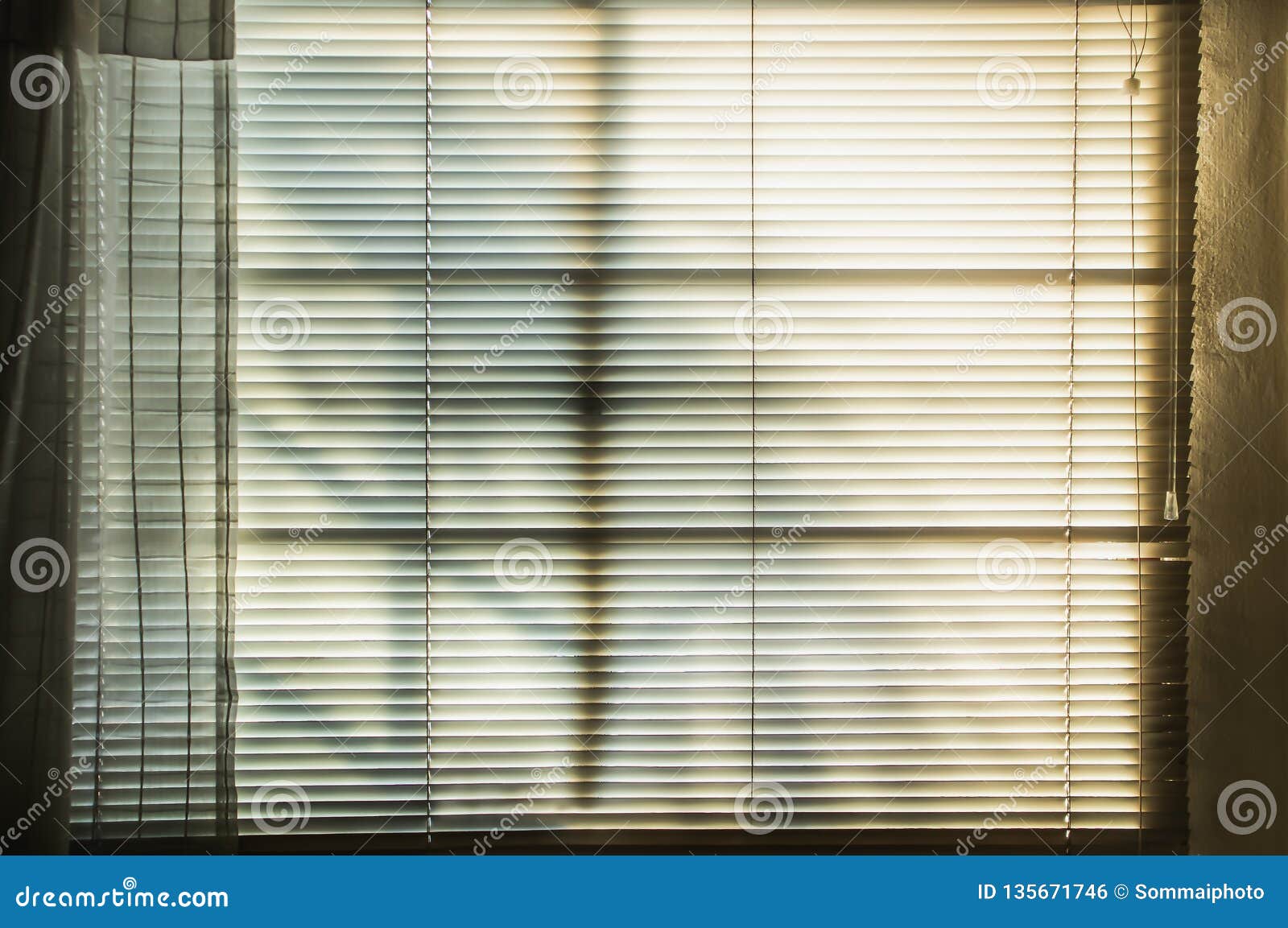 Windows and Blinds with Sun Rays Stock Photo - Image of decor, wood ...