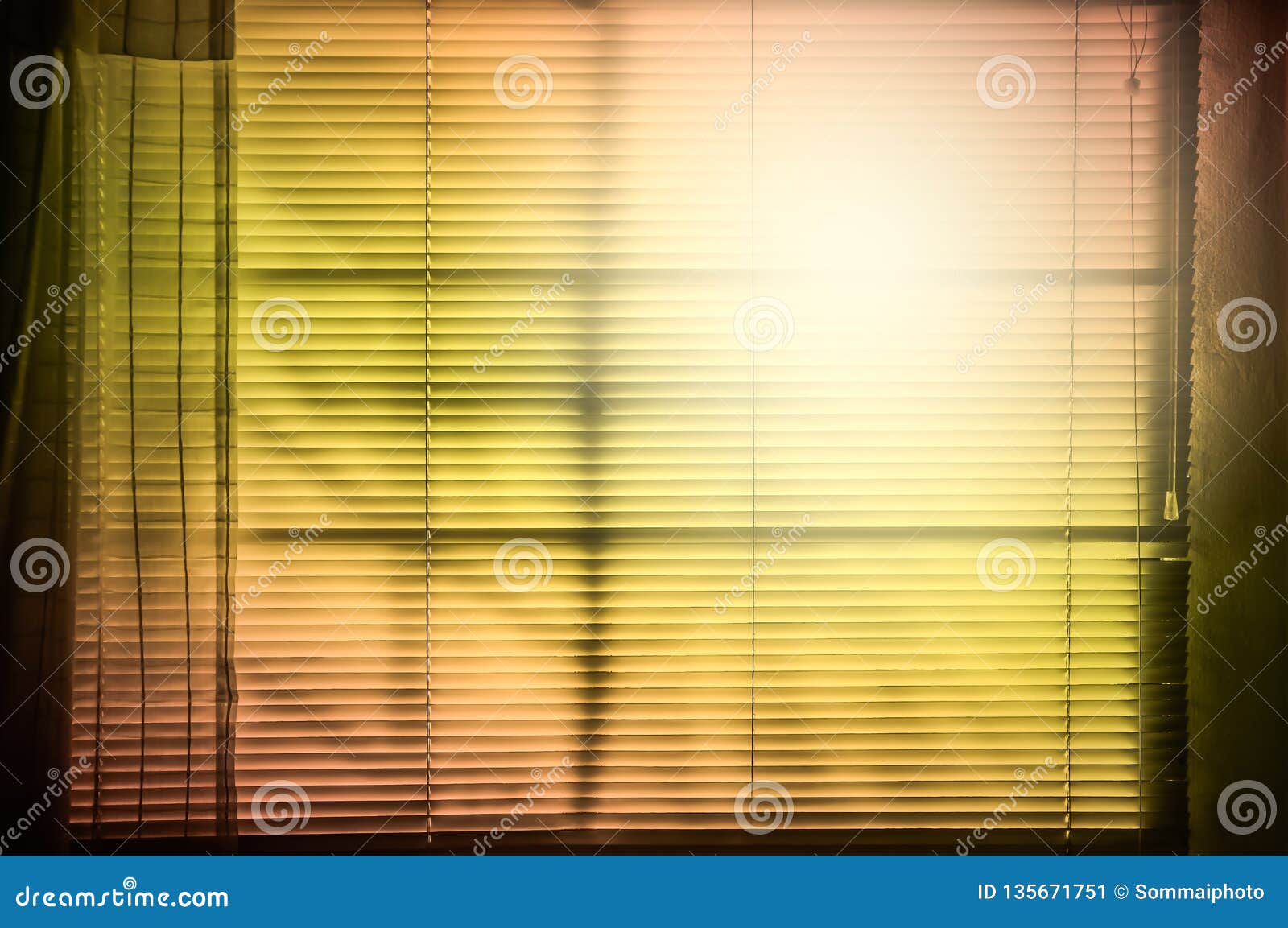 Windows and Blinds with Sun Rays Stock Image - Image of windows, rays ...