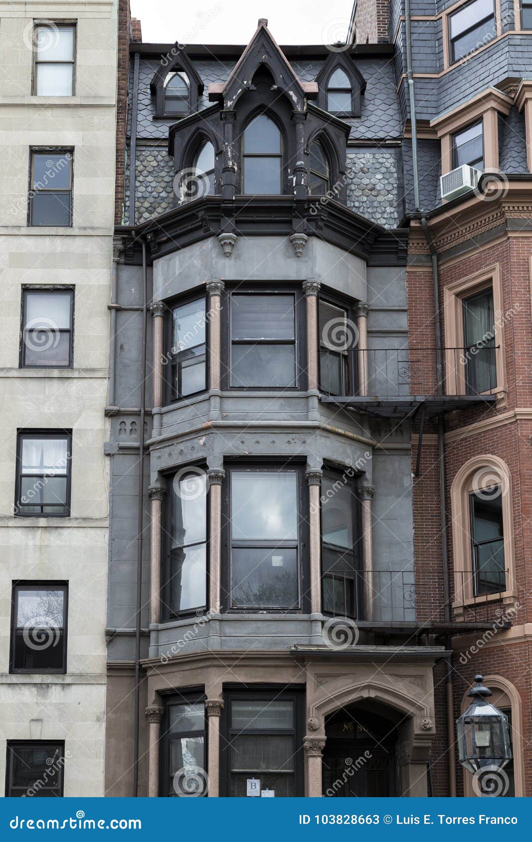 Windows of Boston stock image. Image of massachusetts - 103828663