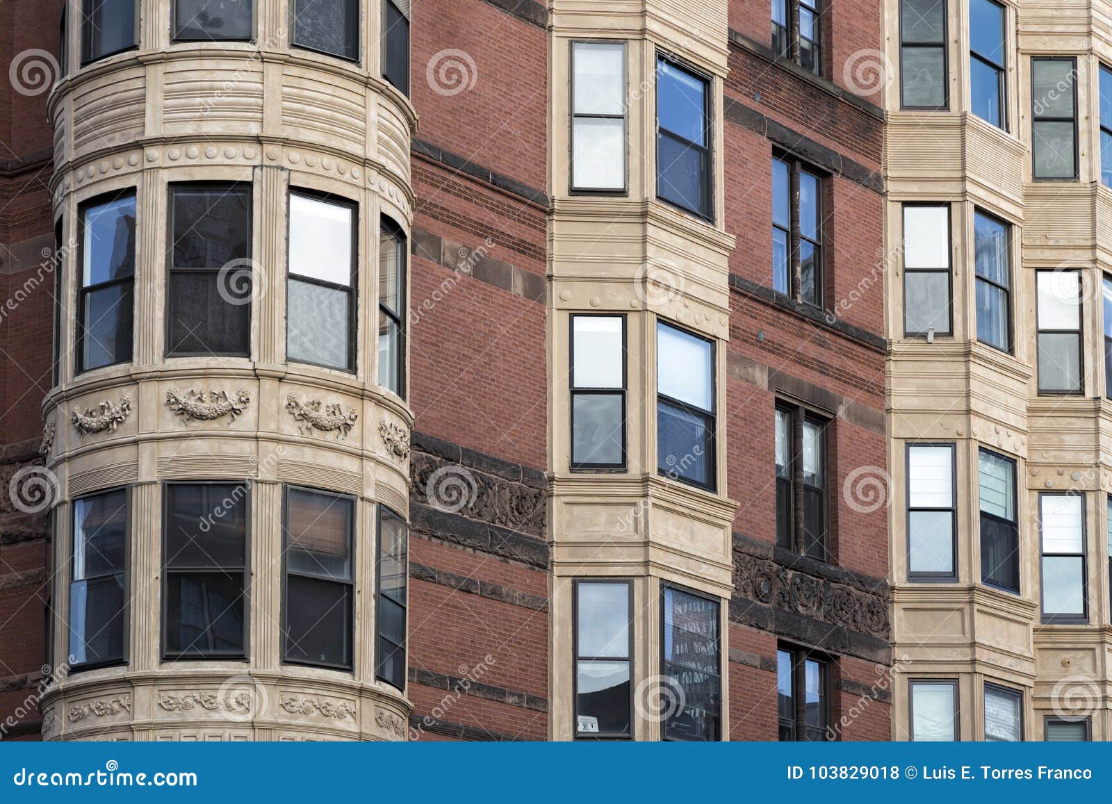 Windows of Boston stock photo. Image of bostons, architecture - 103829018