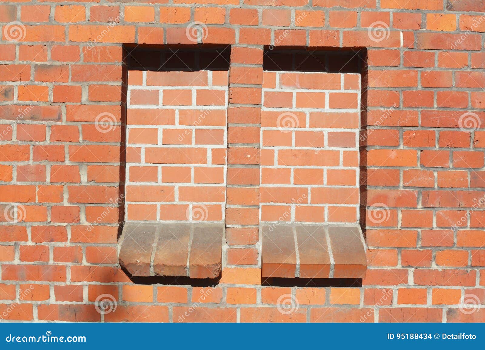 Windows, bricked up stock photo. Image of saxony, joints - 95188434
