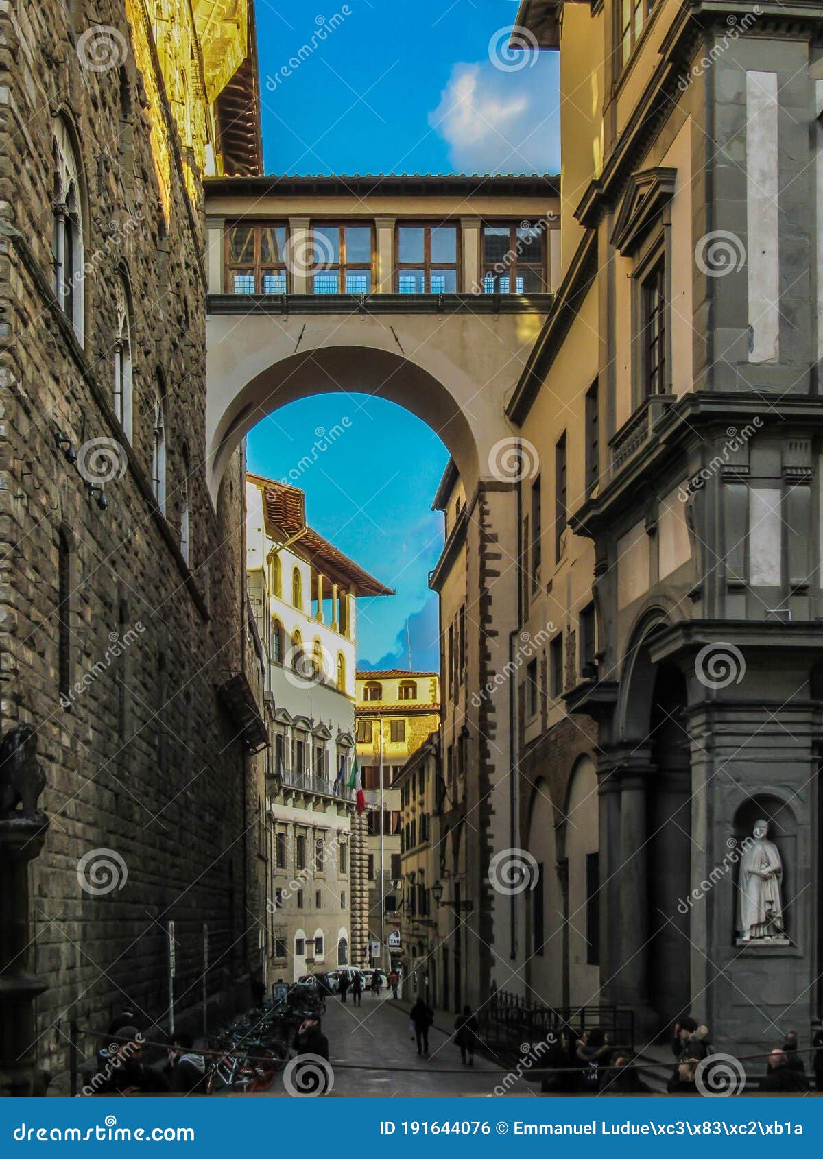 Windows on Bridge in Florence Editorial Photo - Image of italian ...