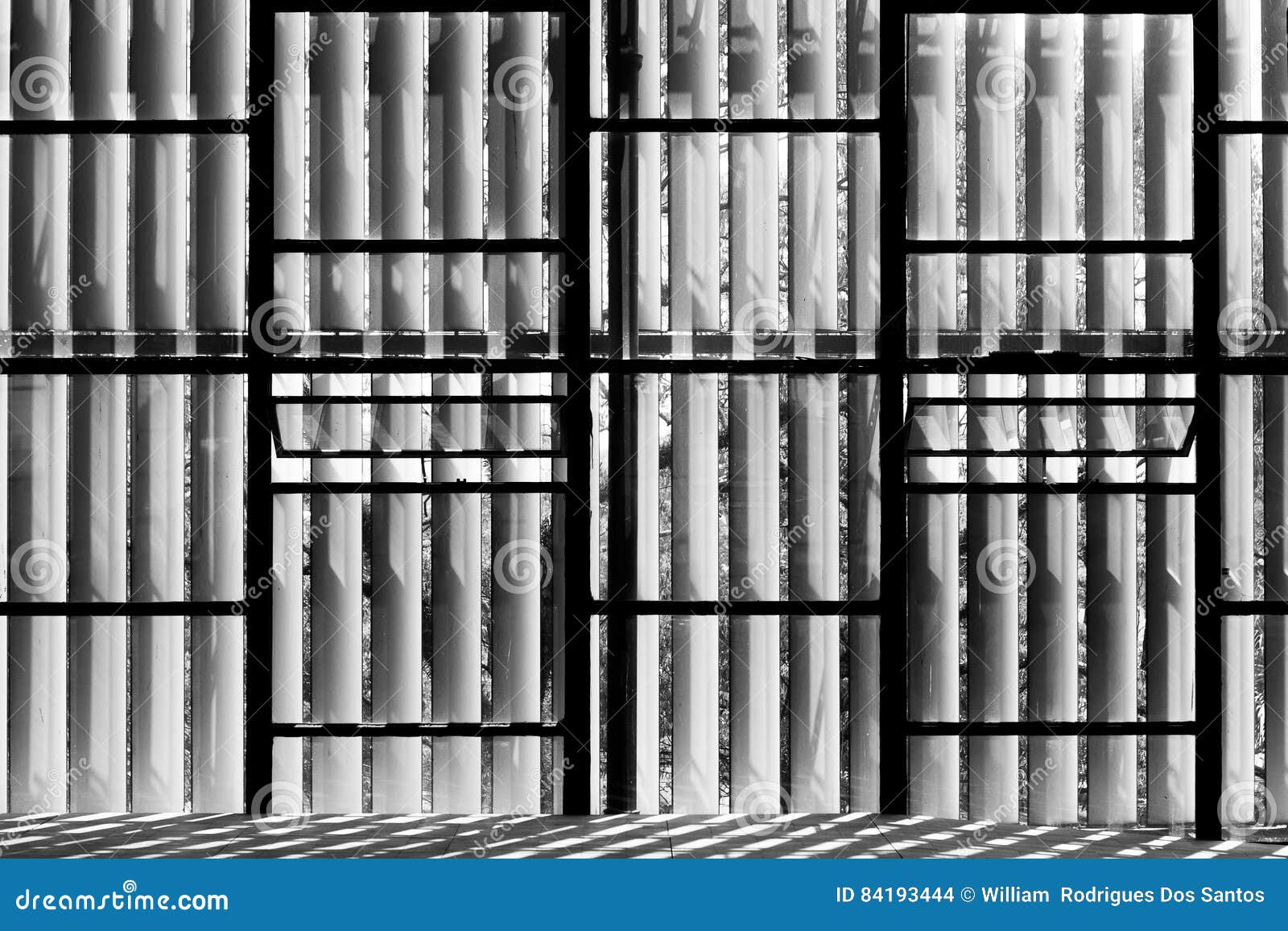 Windows with brise-soleil. stock photo. Image of light - 84193444