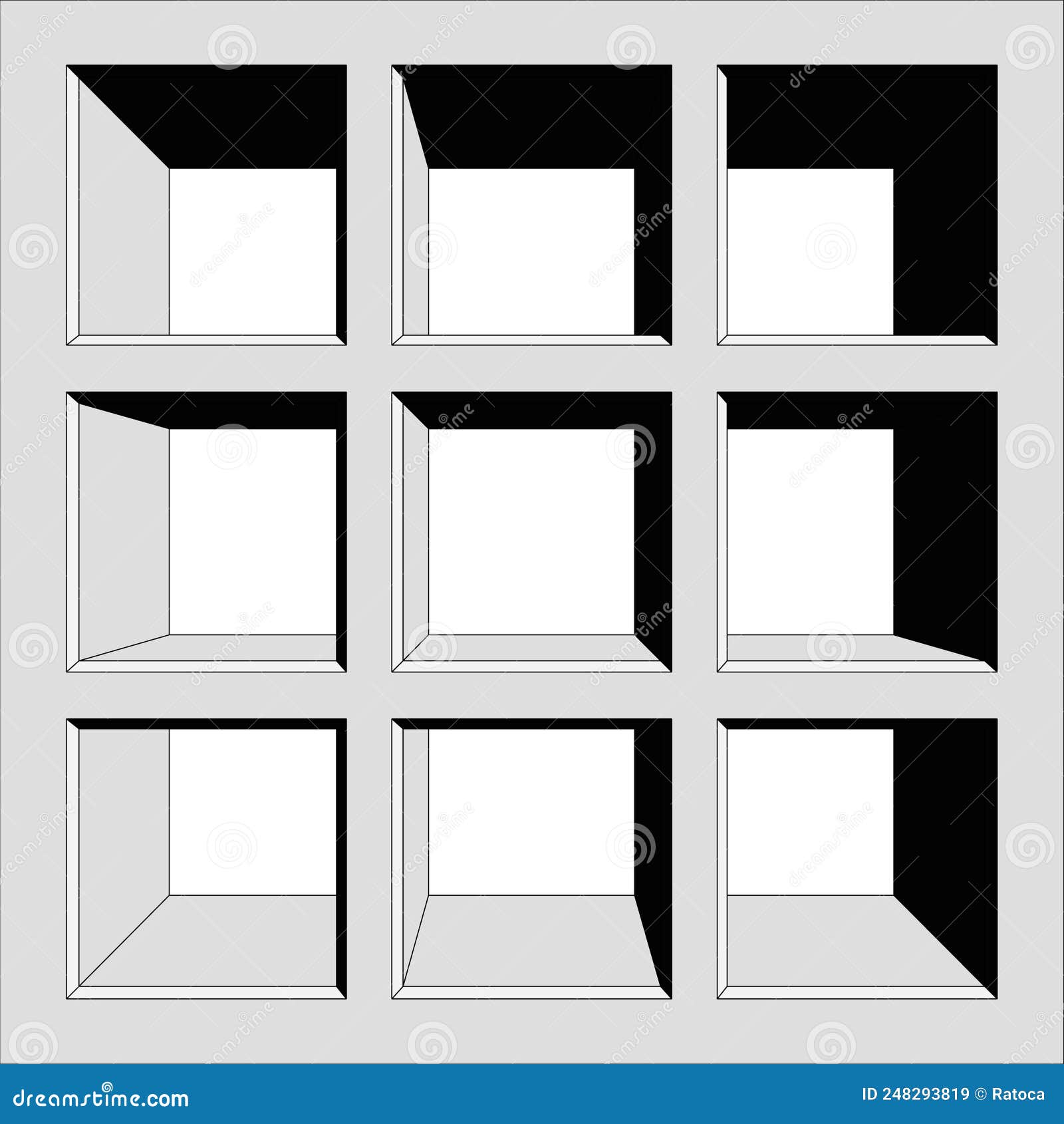 Windows building stock vector. Illustration of exhibition - 248293819