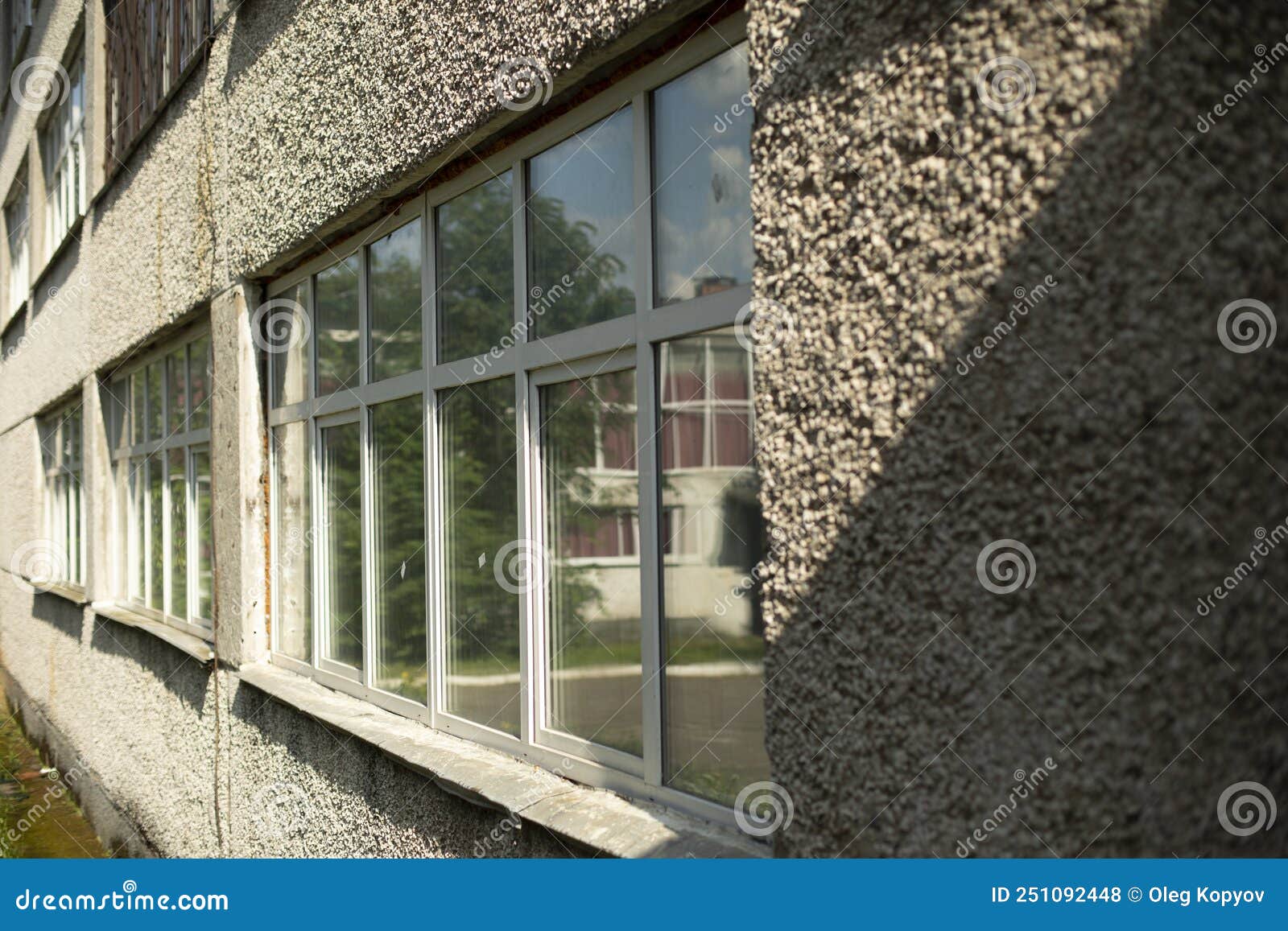Windows in Building. Plastic Window in House Stock Photo - Image of ...