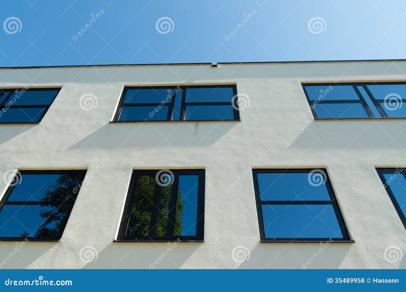 Windows in a building stock photo. Image of office, home - 35489958