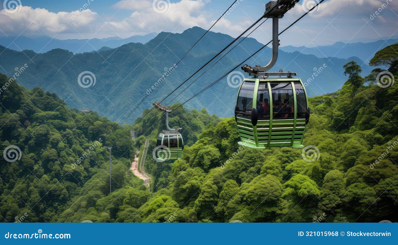 Windows cable car cabin stock illustration. Illustration of strong ...