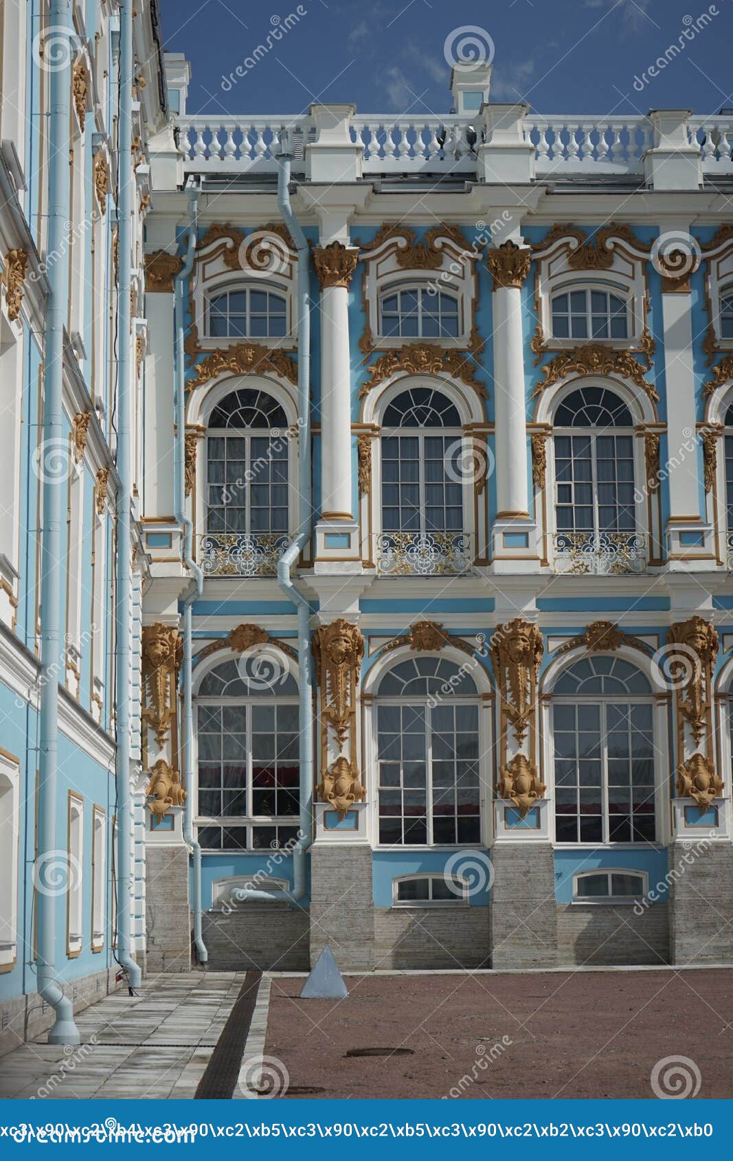 Palace windows stock photo. Image of plaza, building - 252191350