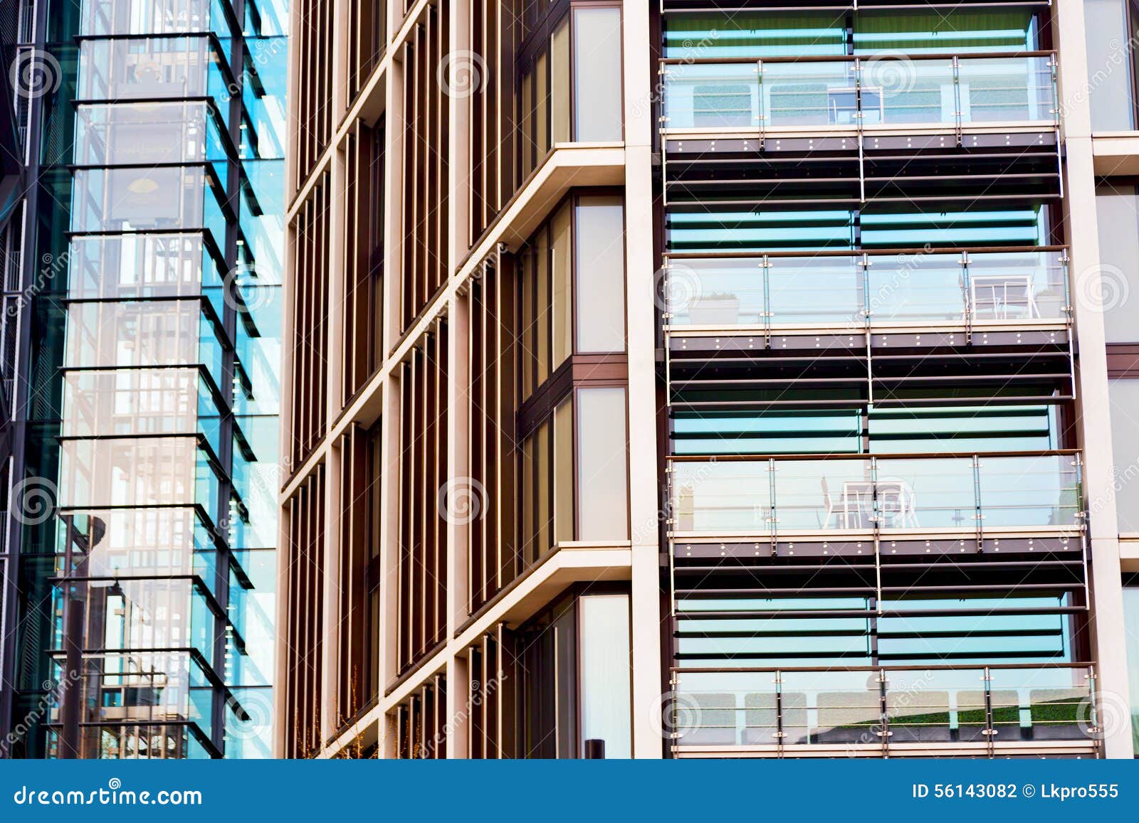Windows in the City of Home and Office Skyscraper Building Stock Photo ...