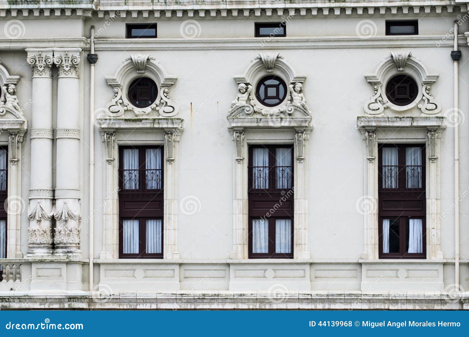 Windows stock photo. Image of background, column, euskadi - 44139968