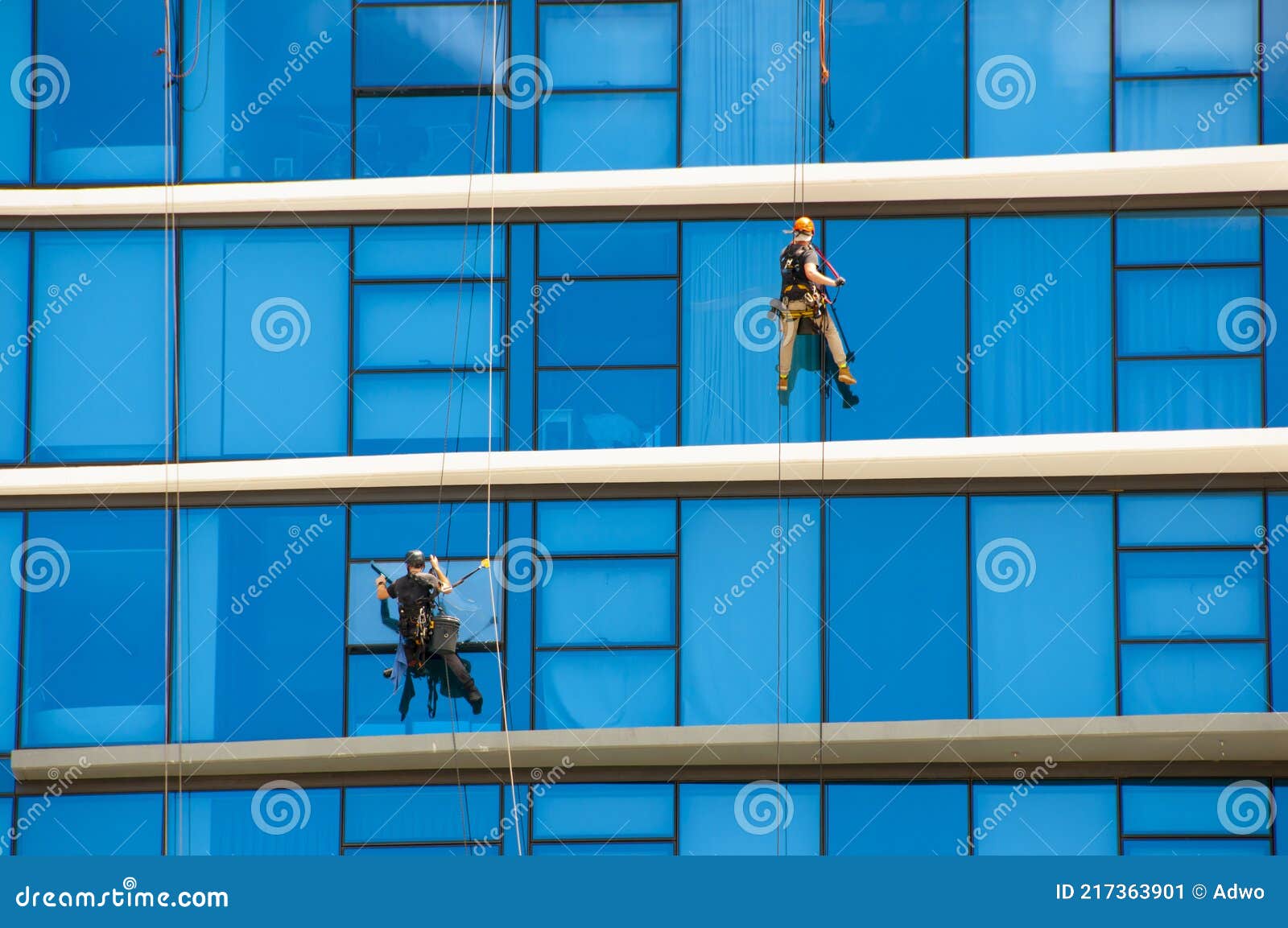 Windows Cleaning editorial photo. Image of high, bucket - 217363901