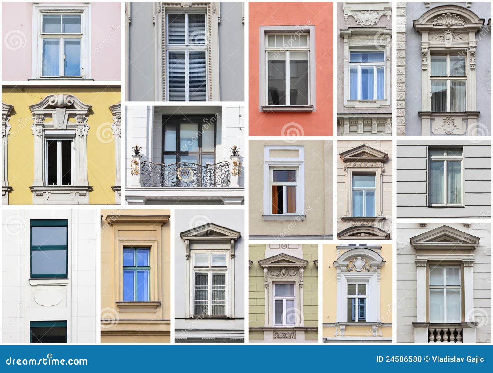 Windows collage stock photo. Image of scenic, beautiful - 24586580