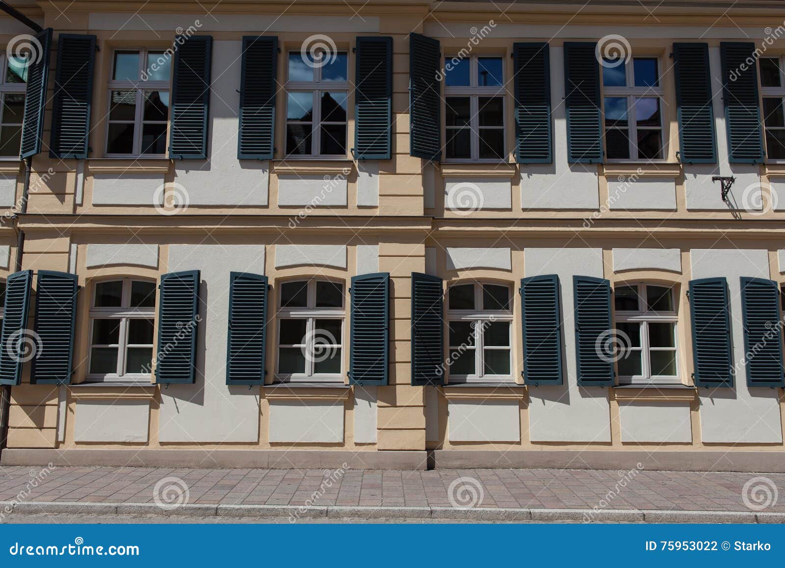 Windows and Doors in the Old European Style Stock Photo - Image of ...