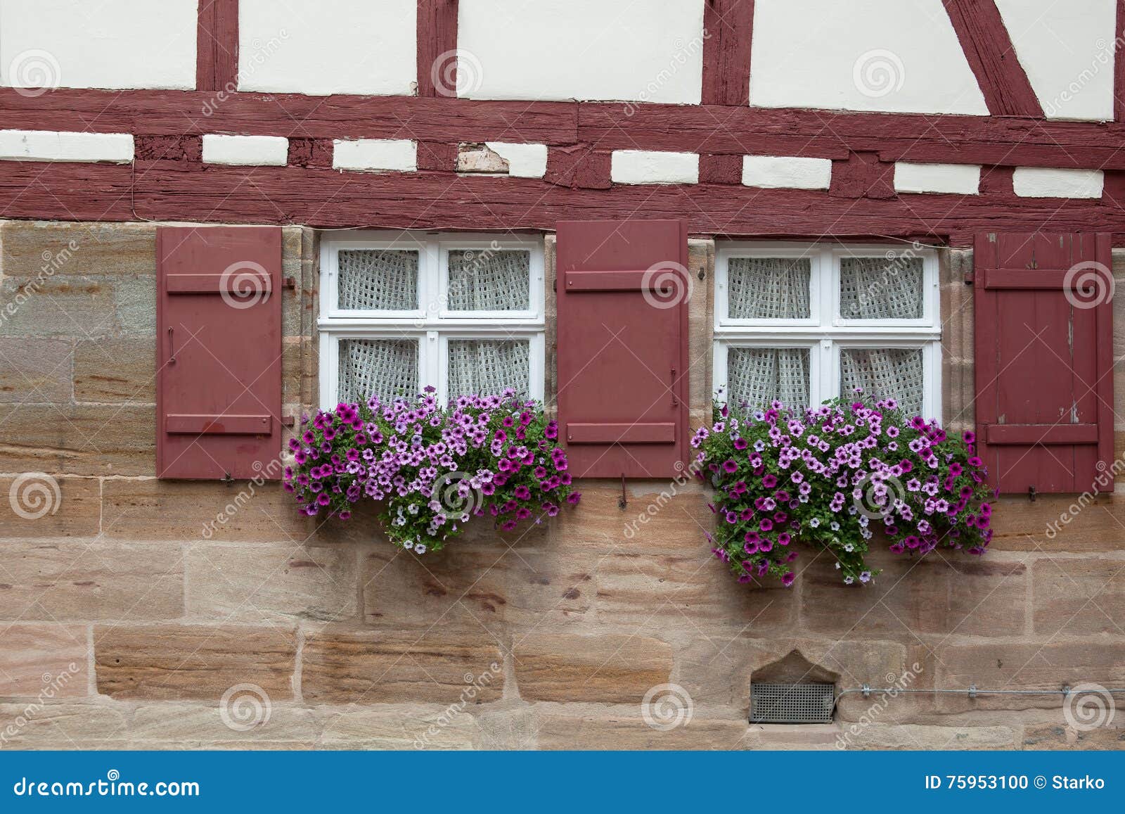 Windows and Doors in the Old European Style Stock Photo - Image of ...