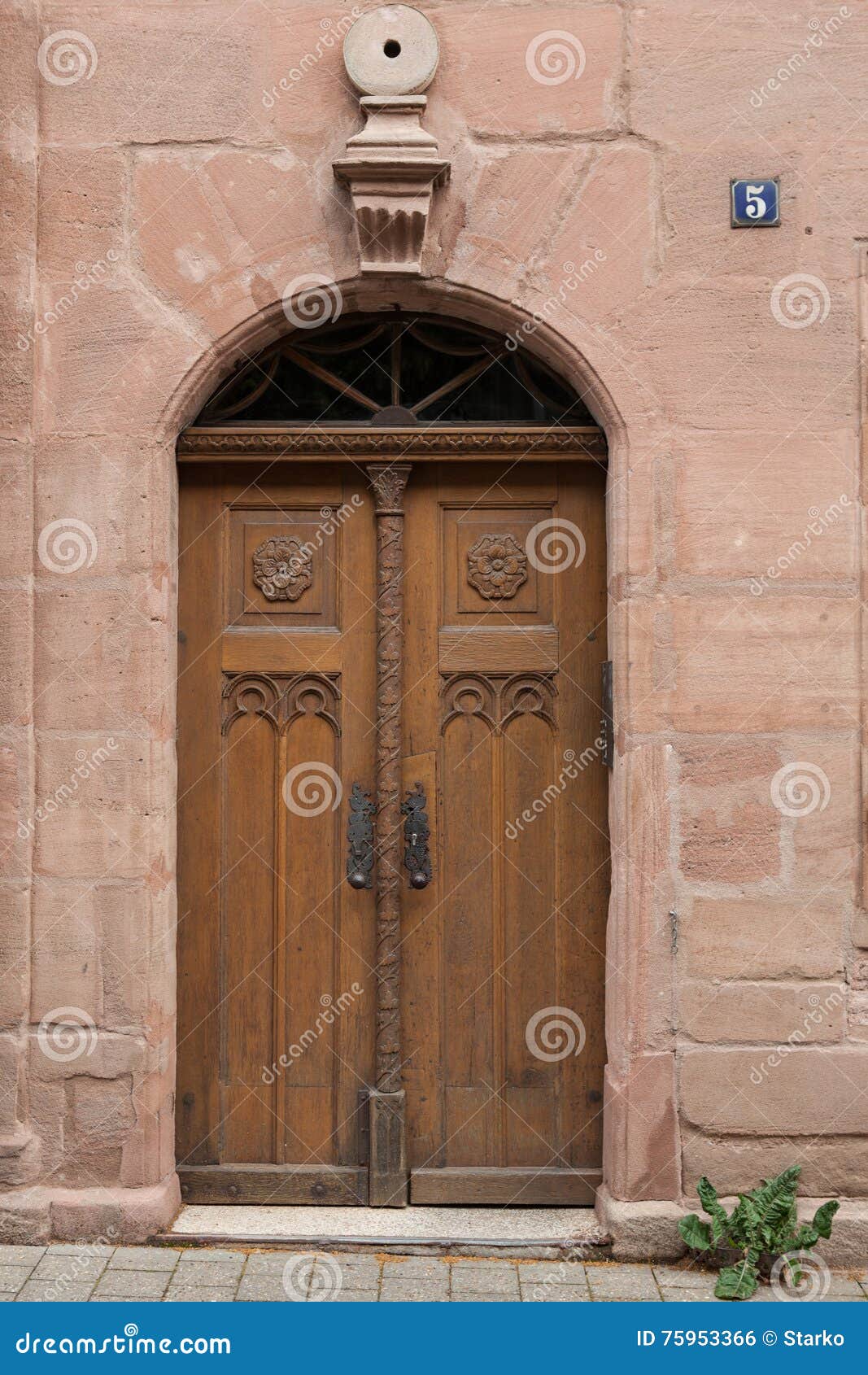 Windows and Doors in the Old European Style Stock Photo - Image of ...
