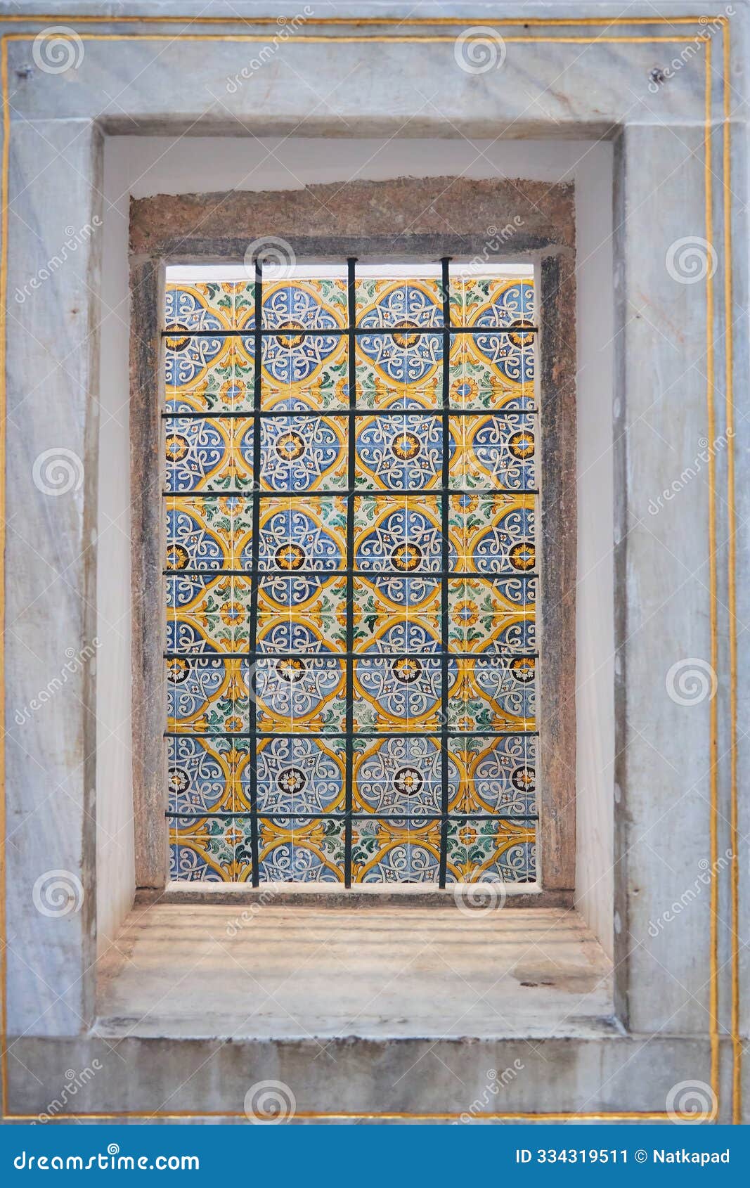 Windows of the Eastern Building Stock Image - Image of history ...