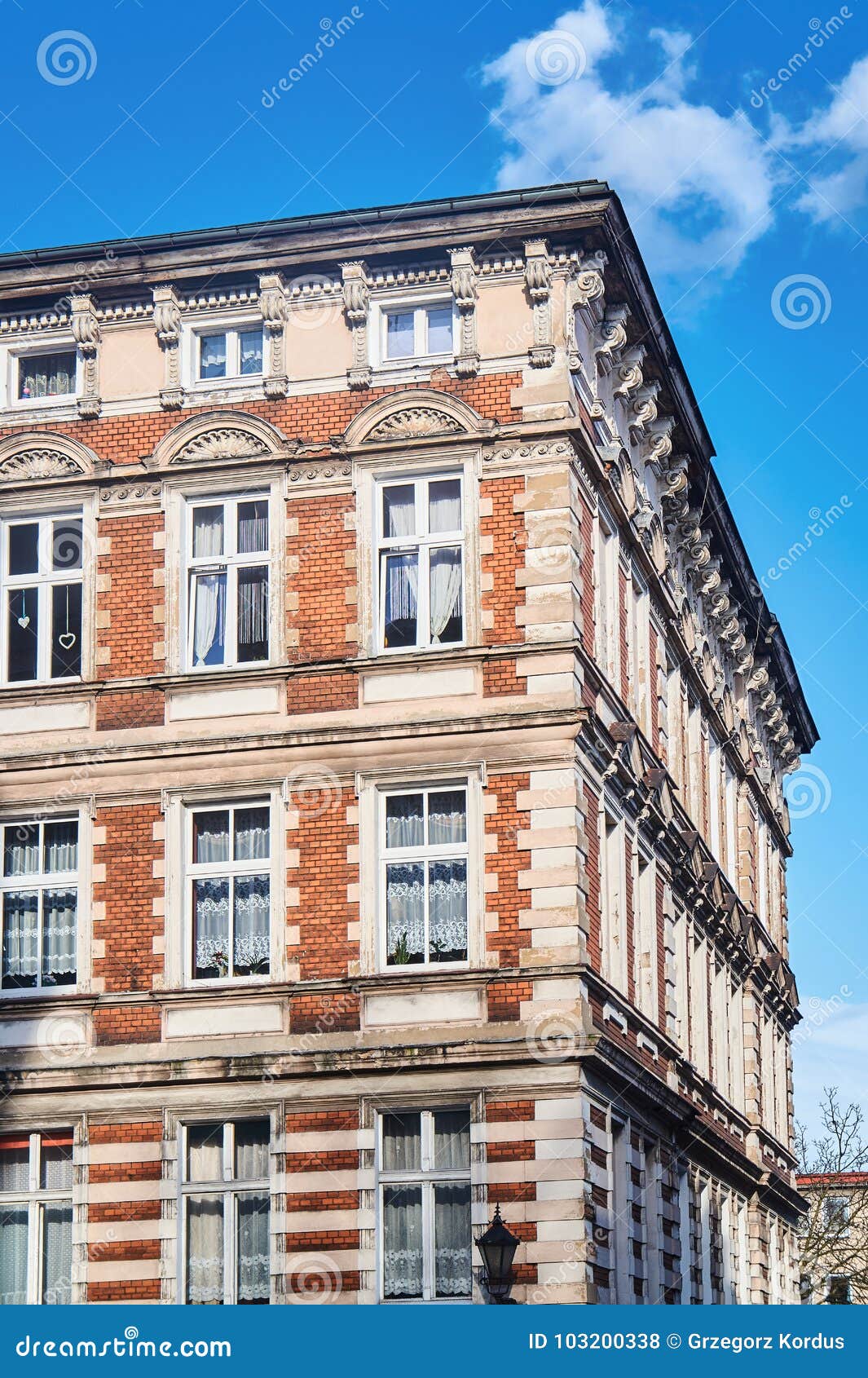 Windows on the Facade of the Building Stock Photo - Image of detail ...