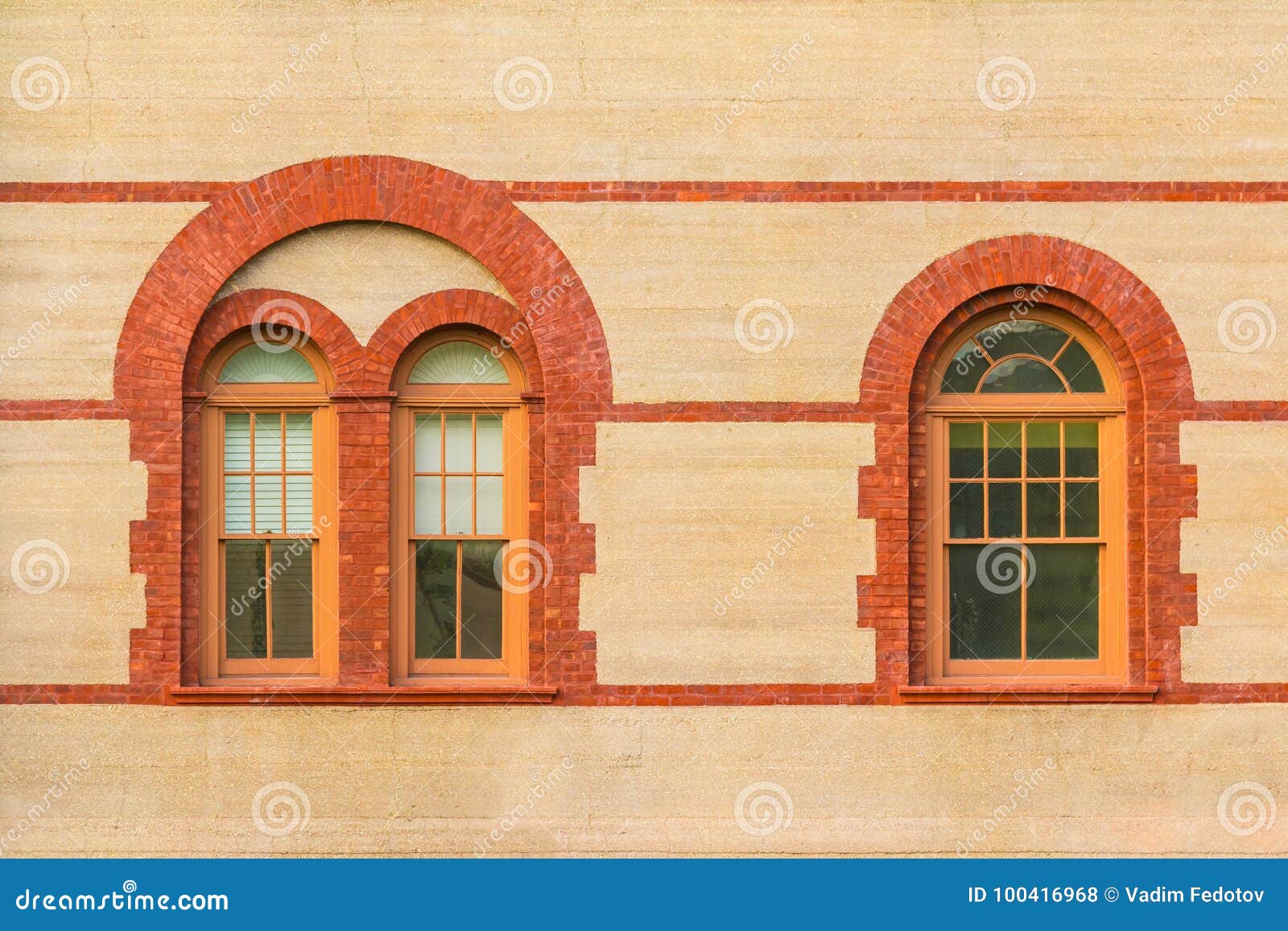 Windows on Facade of Flagler College, USA Stock Photo - Image of ...