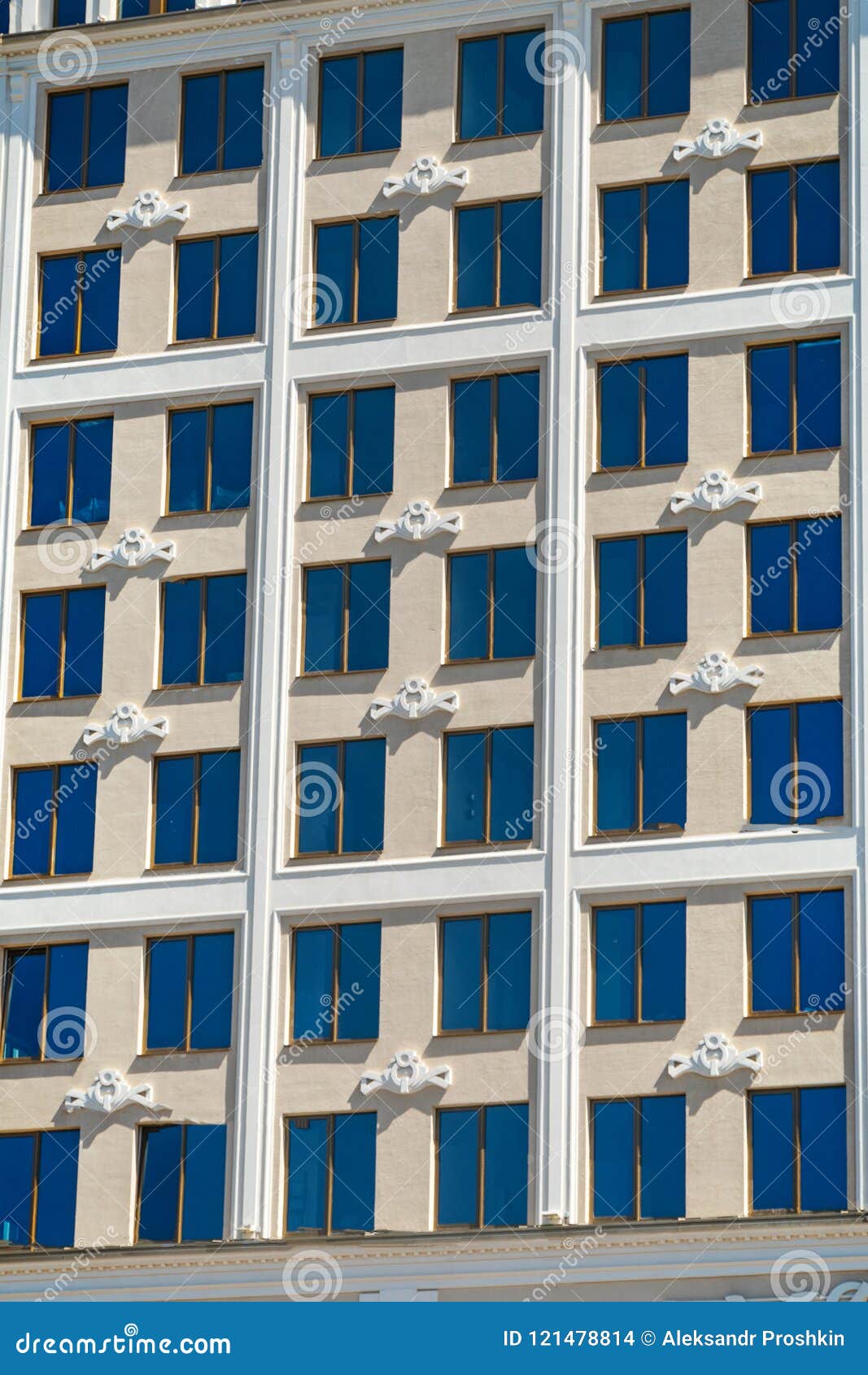 Windows on the Facade of the House Stock Photo - Image of contemporary ...
