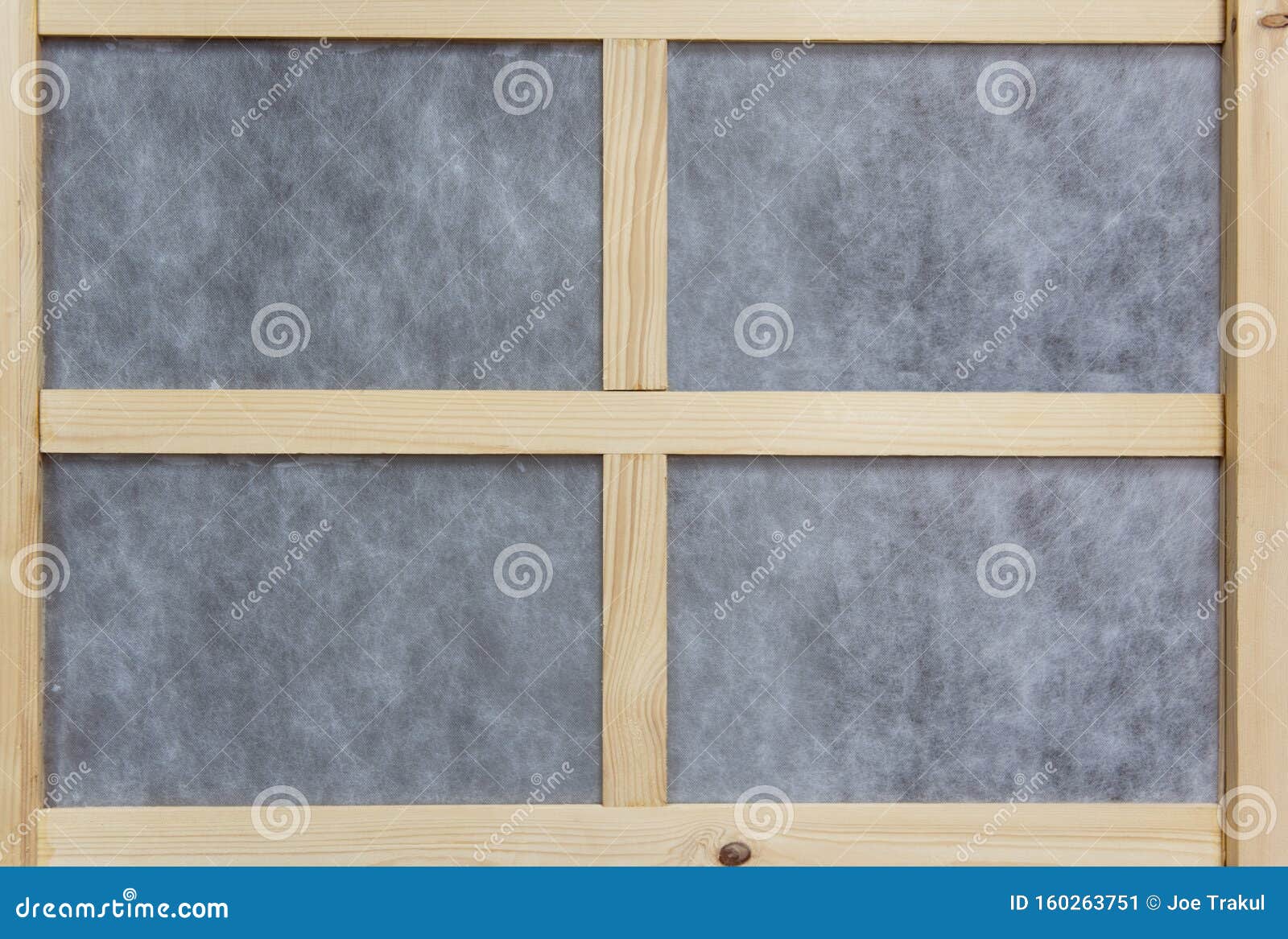 Windows Frame Made from Wood and Paper Stock Image - Image of close ...