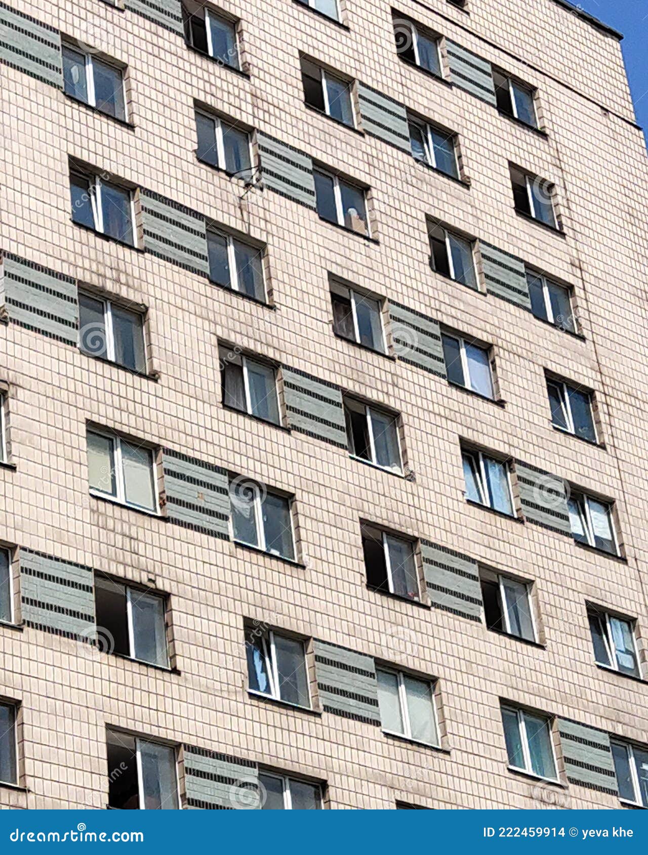 Windows high-rise building stock photo. Image of roof - 222459914