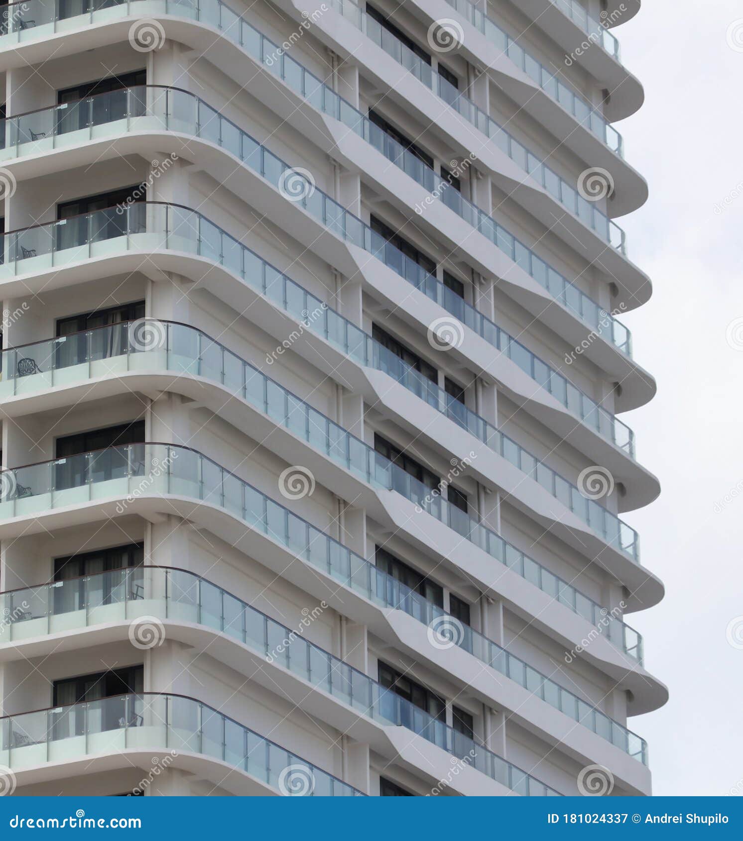 Windows in a High-rise Building Stock Image - Image of house, downtown ...