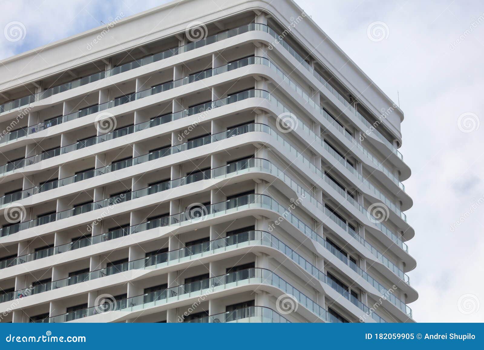 Windows in a High-rise Building Stock Image - Image of buildings ...