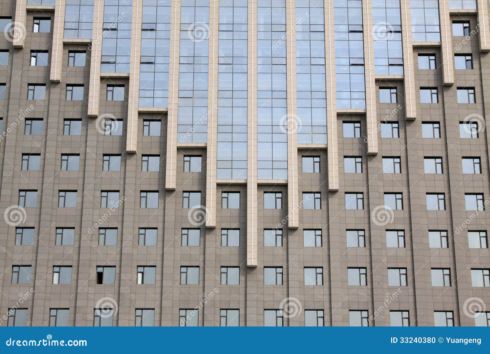 Windows on the High Rise Building Stock Photo - Image of landscape ...