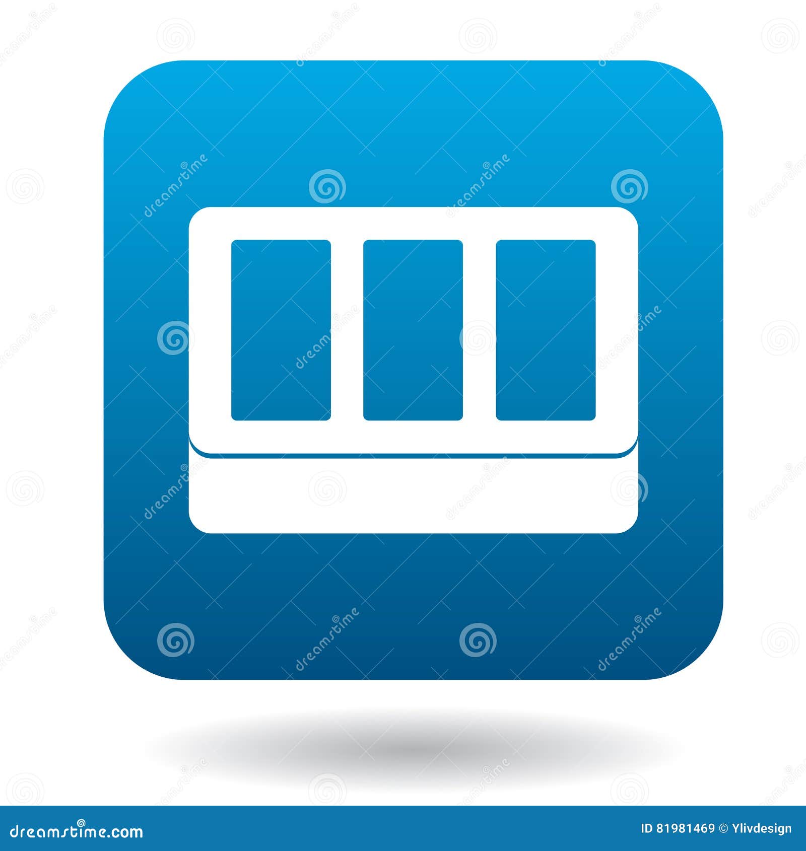 Windows in House Icon, Simple Style Stock Vector - Illustration of ...