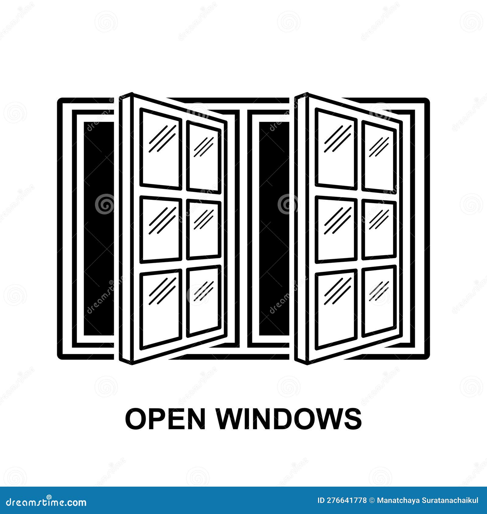 Windows Icon. Open Windows Icon Isolated on Background Stock ... Windows Icon. Open Windows Icon Isolated on Background Stock ...