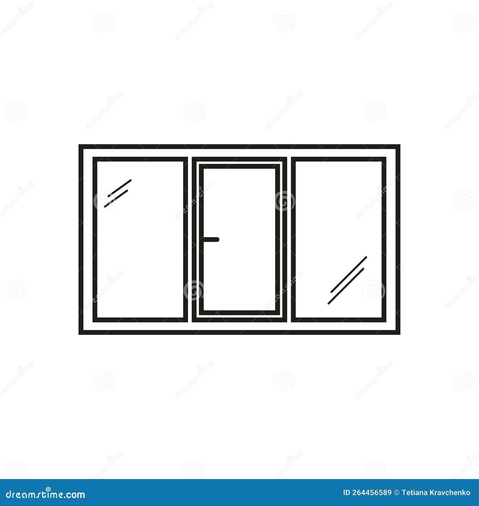 Windows Icons. Construction Line Logo. Apartment Interior. Vector ...